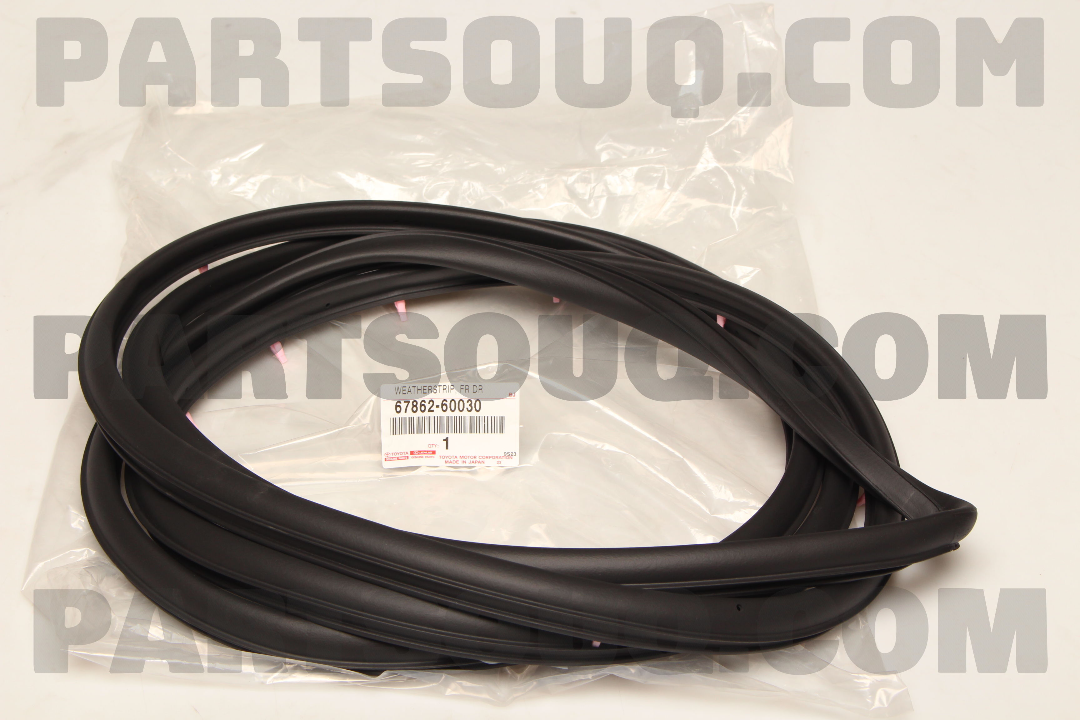 WEATHERSTRIP, FRONT DOOR, LH 6786260030 | Toyota Parts | PartSouq