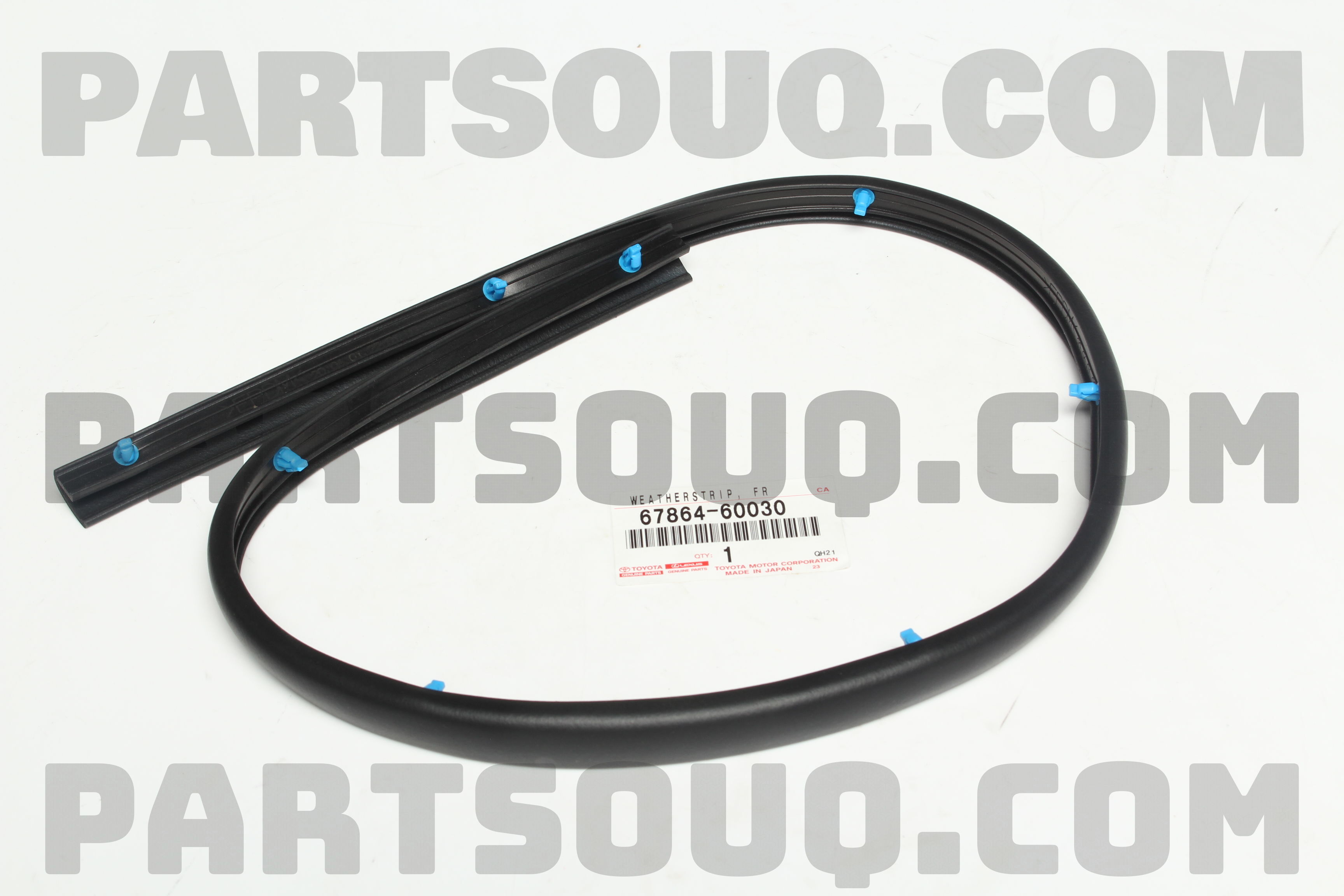 WEATHERSTRIP, FRONT DOOR, NO.2 LH 6786460030 | Toyota Parts | PartSouq