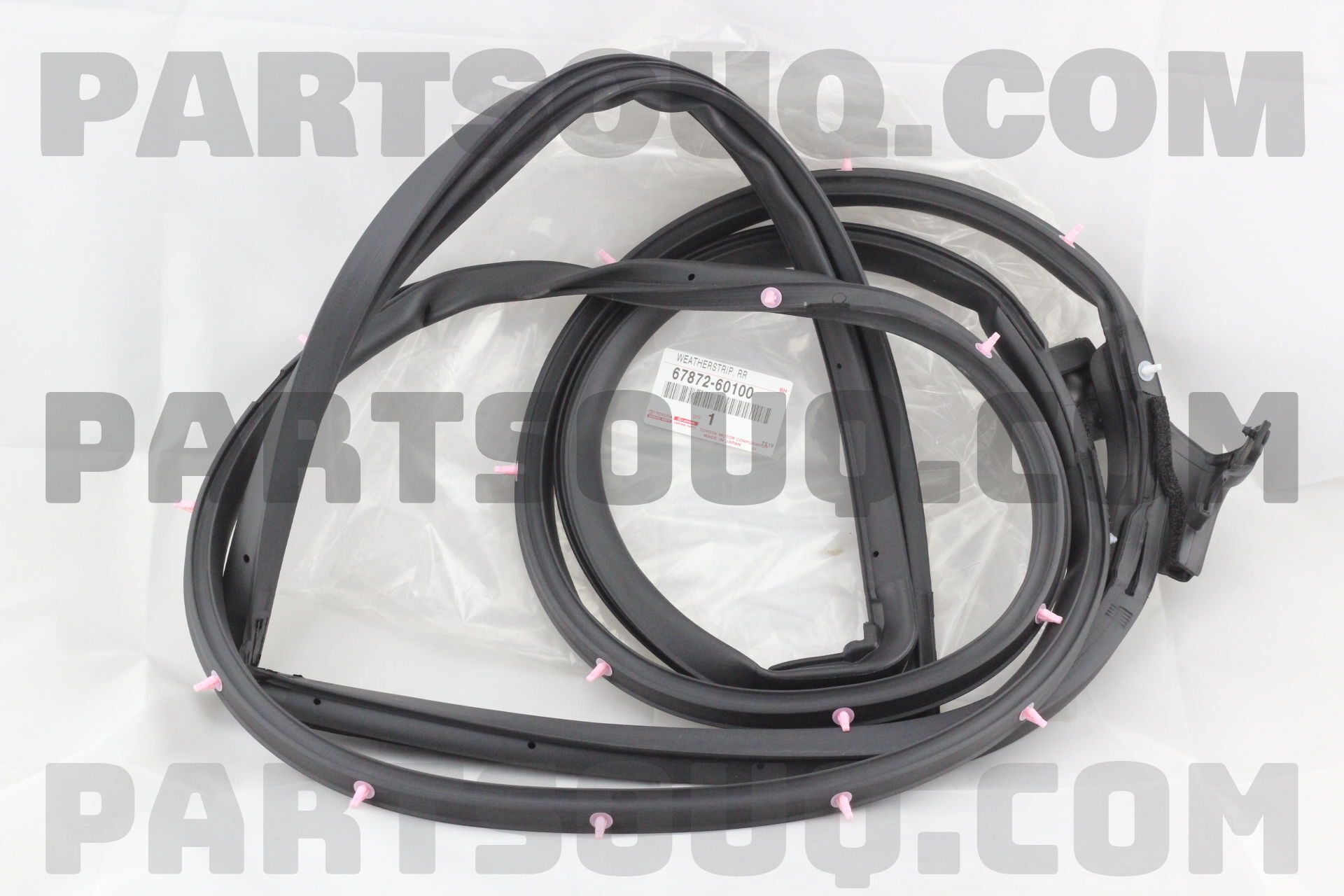 WEATHERSTRIP, REAR DOOR, LH 6787260100 | Toyota Parts | PartSouq