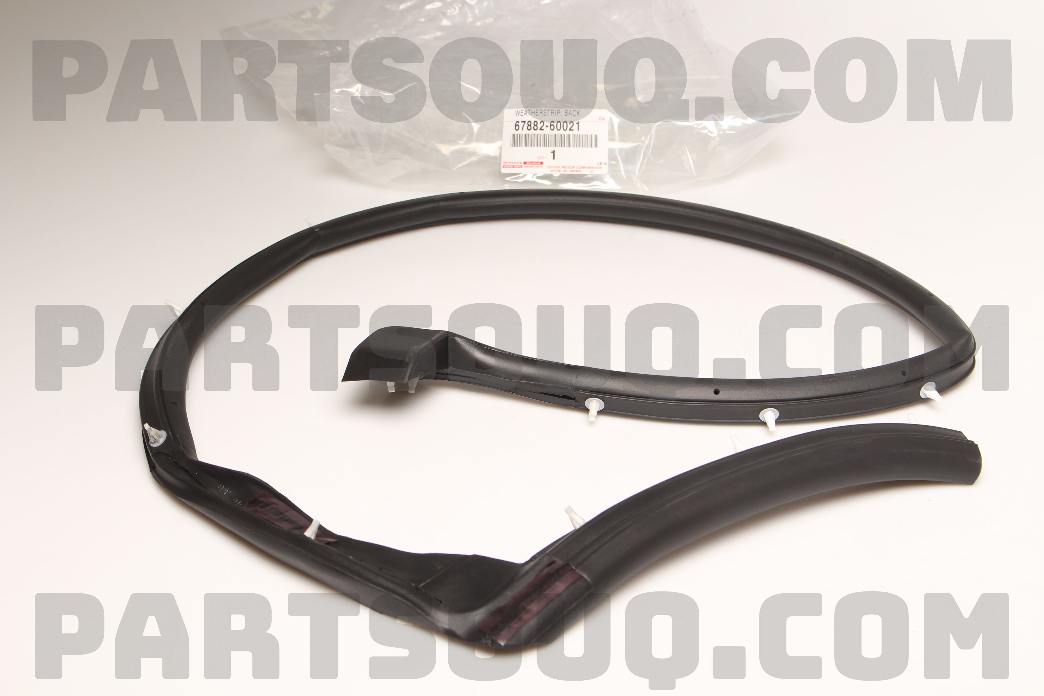 WEATHERSTRIP, BACK DOOR, NO.2 6788260021 | Toyota Parts | PartSouq