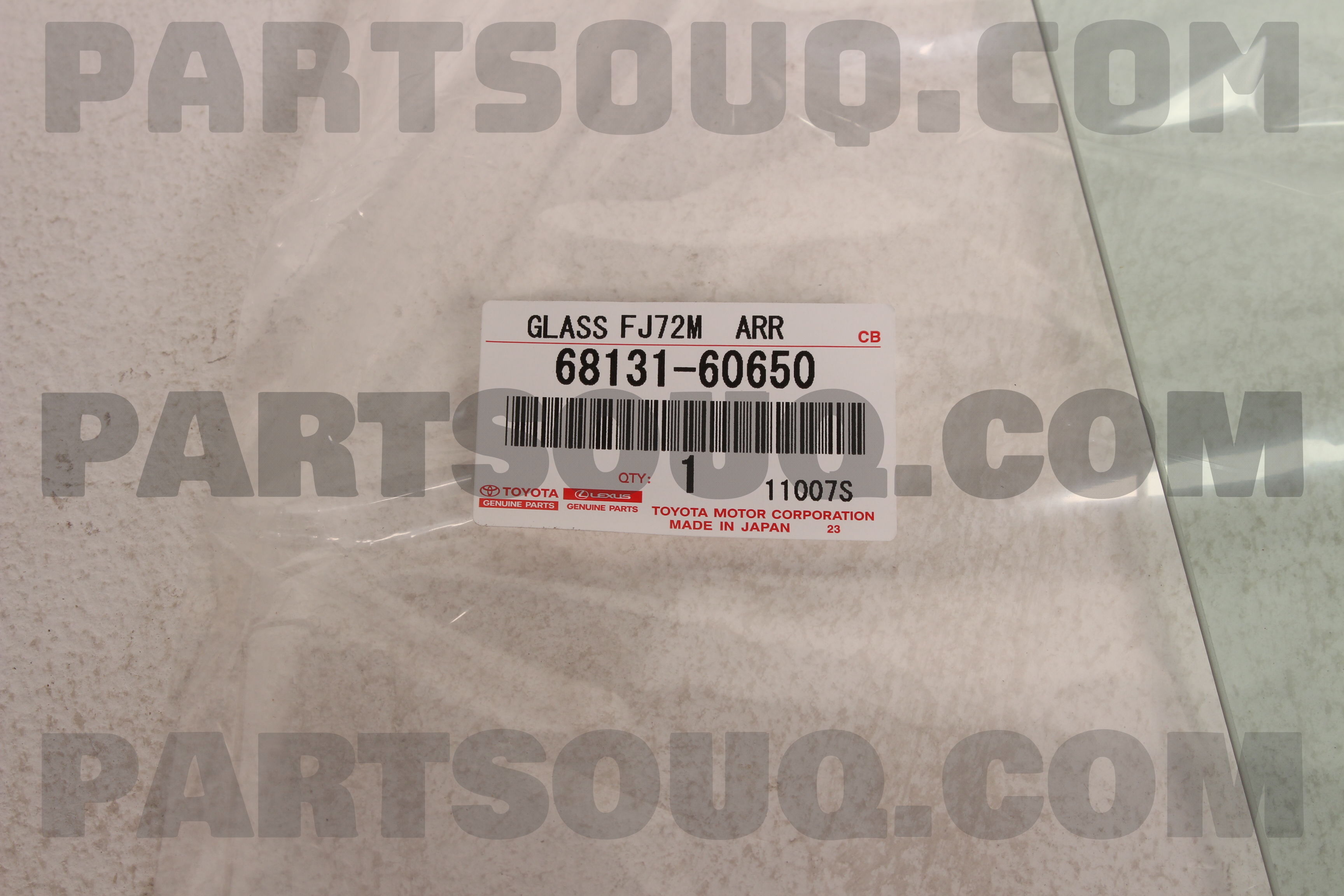 GLASS, BACK DOOR, RH 6813160650 | Toyota Parts | PartSouq