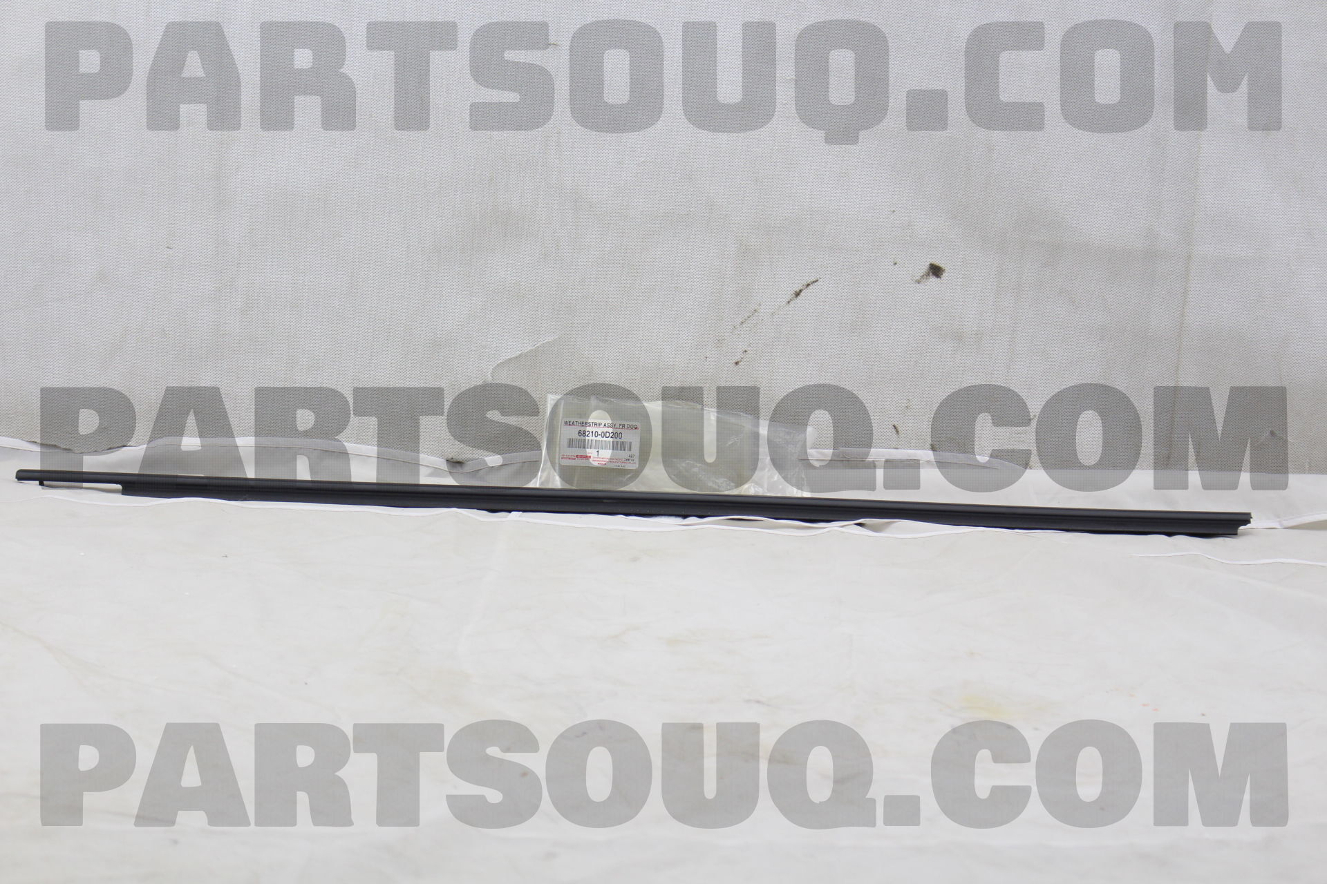 WEATHERSTRIP ASSY, FRONT DOOR GLASS, OUTER LH 682100D200 | Toyota Parts ...