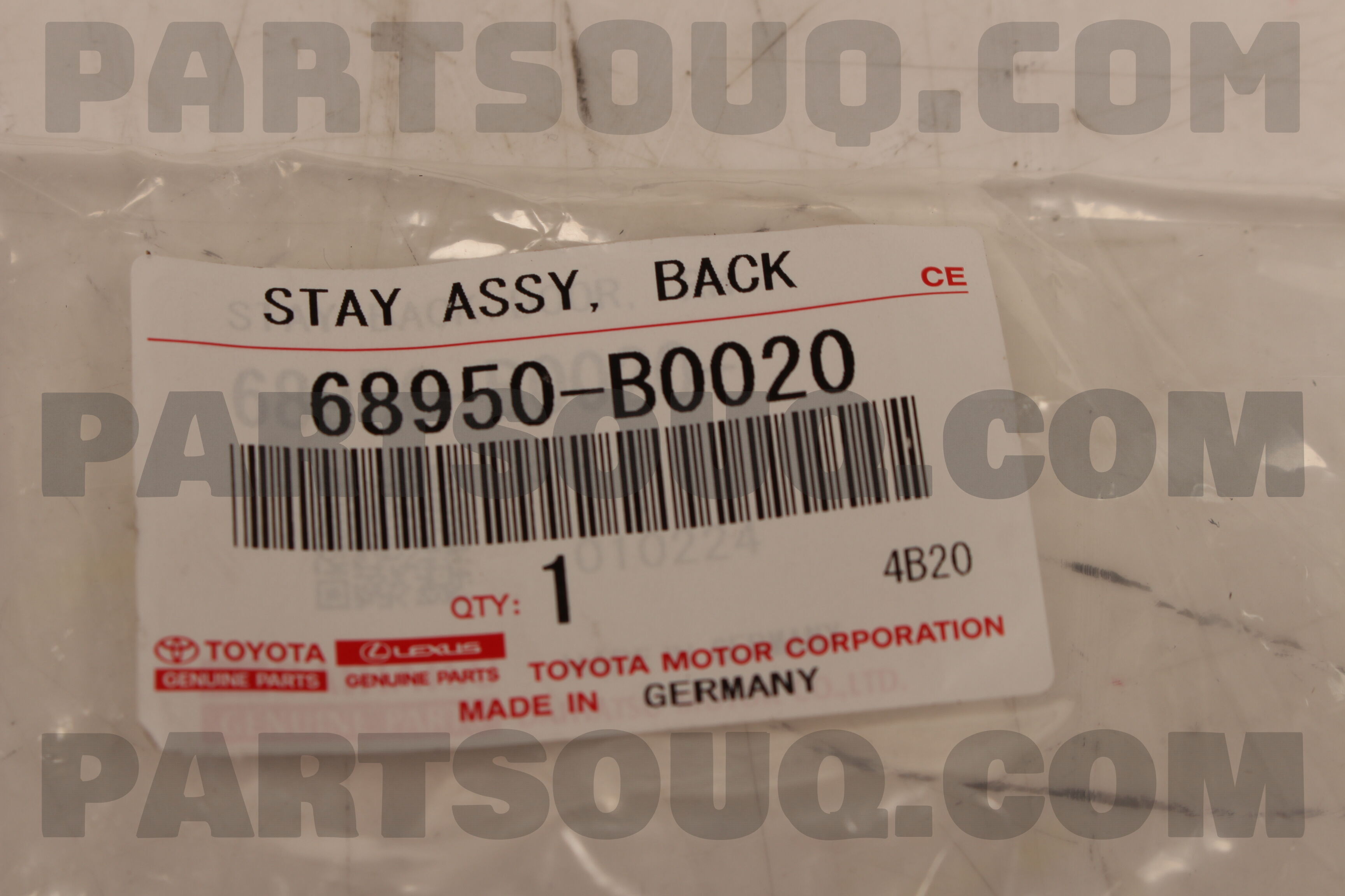 STAY ASSY, BACK DOOR, RH 68950B0020 | Toyota Parts | PartSouq