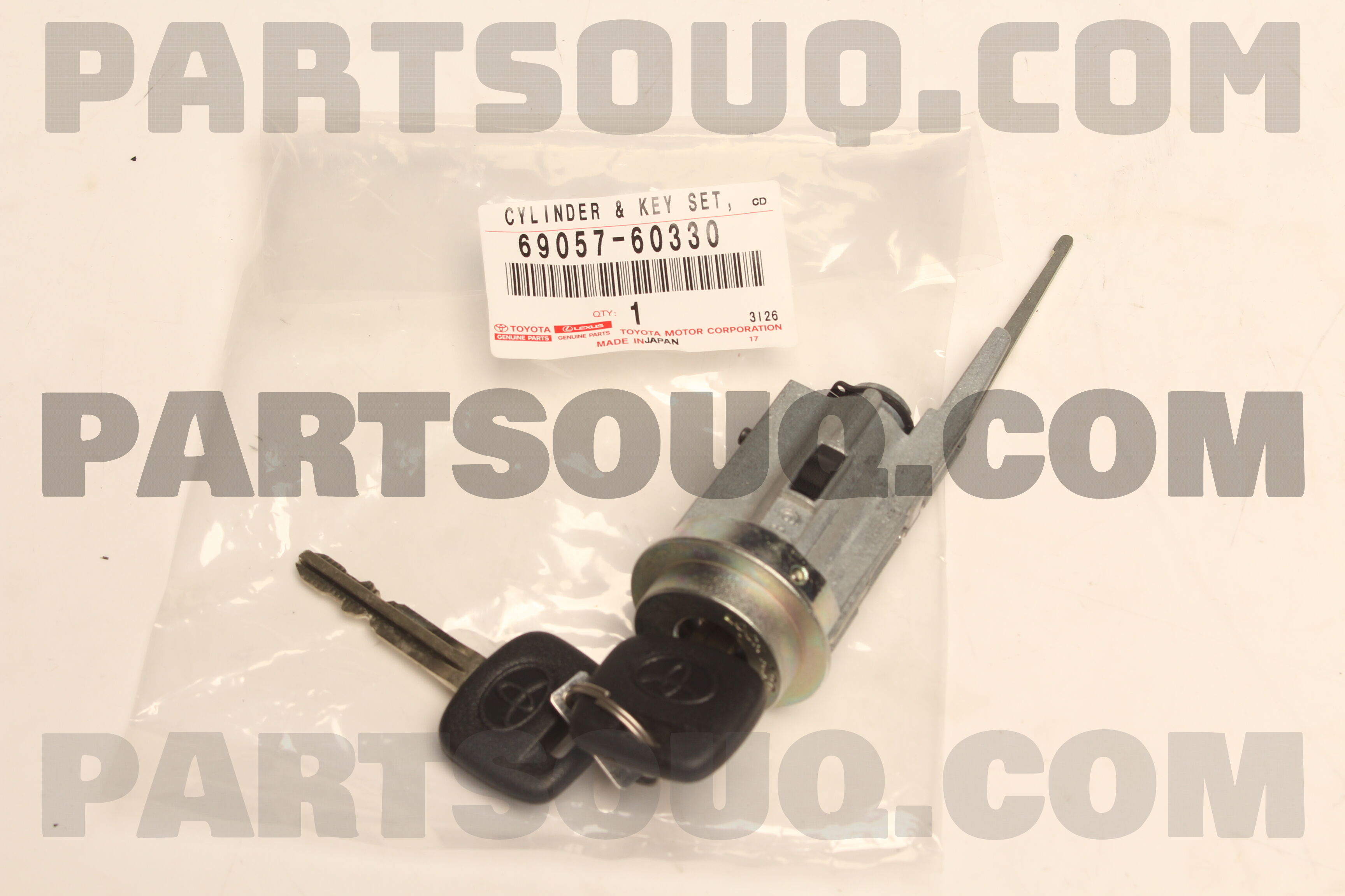 CYLINDER & KEY SET, IGNITION SWITCH LOCK 6905760330 | Toyota Parts ...