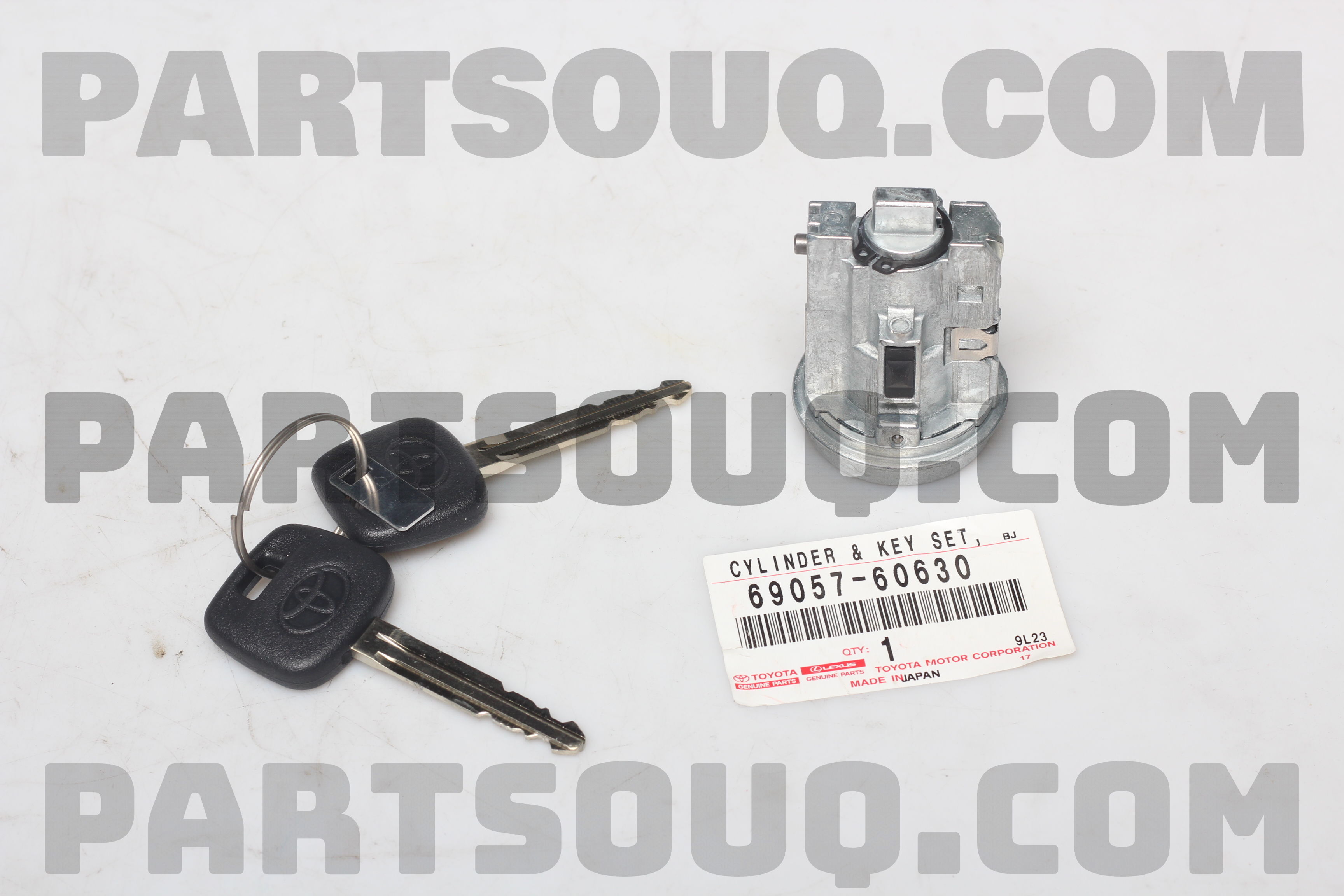 CYLINDER & KEY SET, IGNITION SWITCH LOCK 6905760630 | Toyota Parts ...