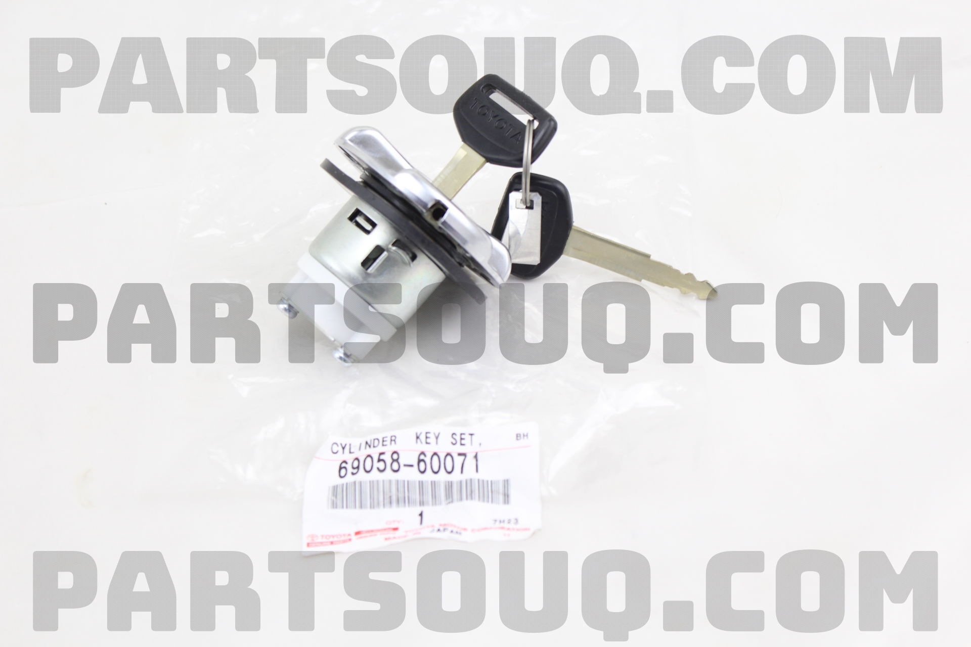 CYLINDER & KEY SET, FUEL FILLER LID 6905860071 | Toyota Parts | PartSouq