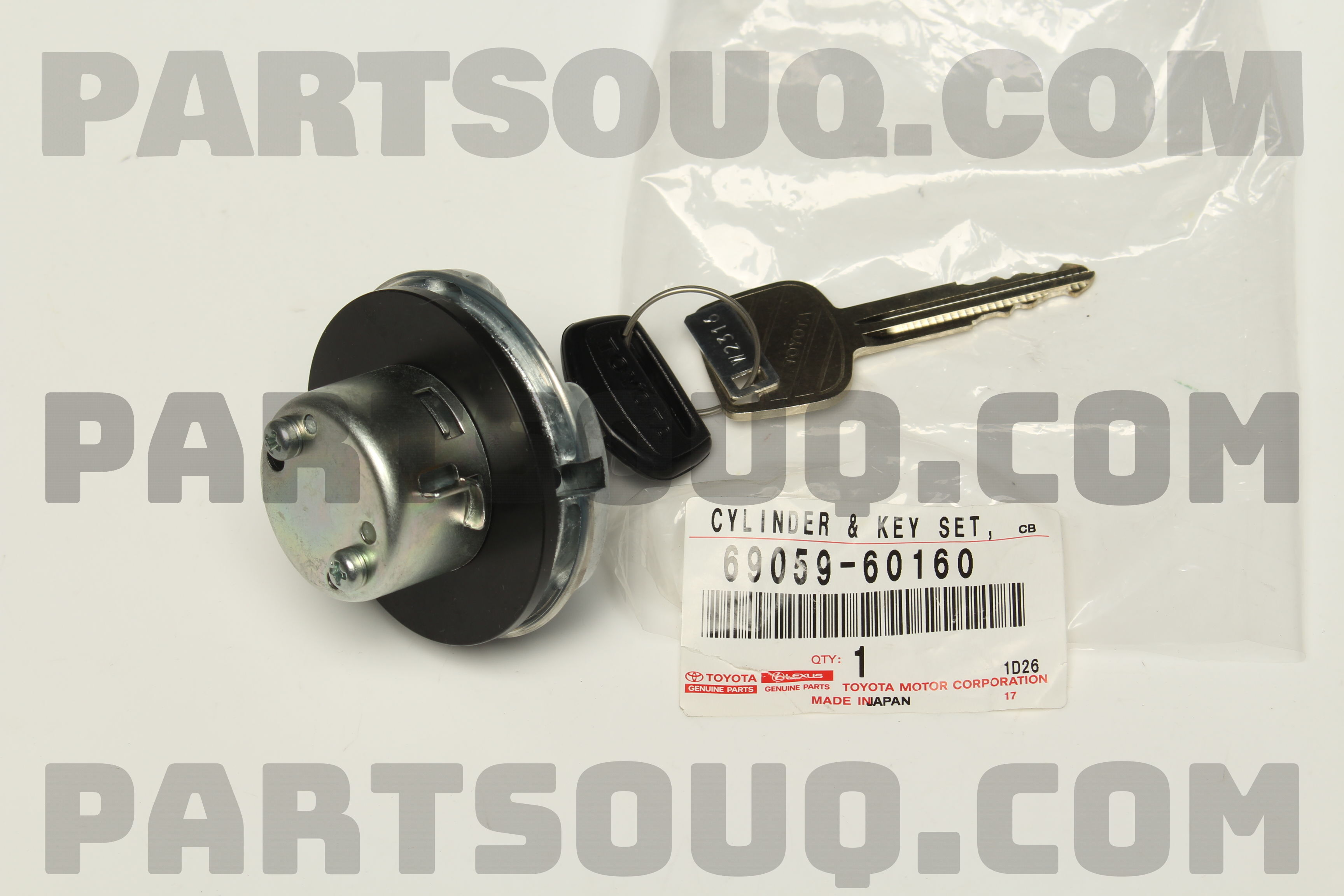 CAP & KEY SET, SPARE WHEEL SERVICE HOLE 6905960160 | Toyota Parts ...