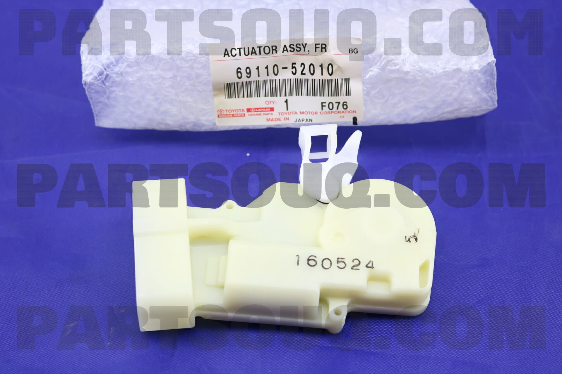 ACTUATOR ASSY, FRONT DOOR LOCK, RH 6911052010 | Toyota Parts | PartSouq