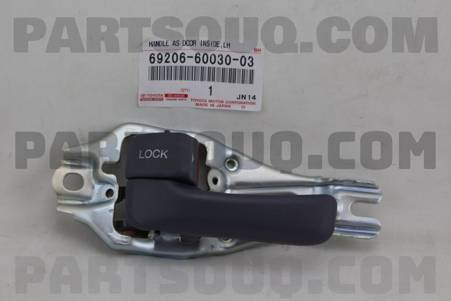 HANDLE SUB-ASSY, BACK DOOR INSIDE, LH 692066003003 | Toyota Parts ...