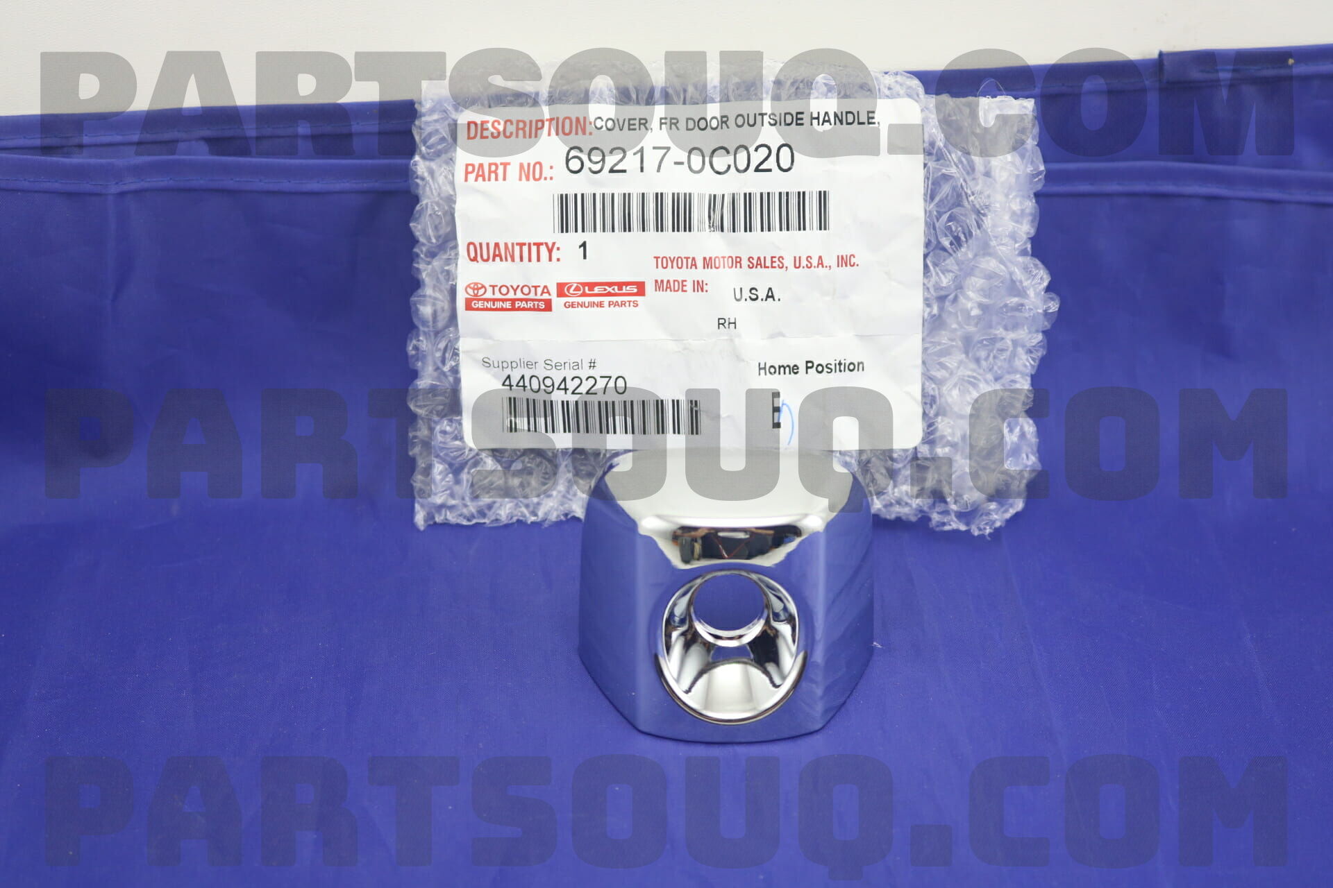 COVER, FRONT DOOR OUTSIDE HANDLE, LH 692170C020 | Toyota Parts | PartSouq