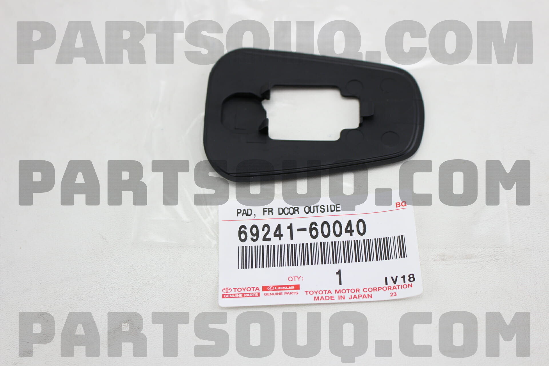 PAD, FRONT DOOR OUTSIDE HANDLE, FRONT RH 6924160040 | Toyota Parts ...