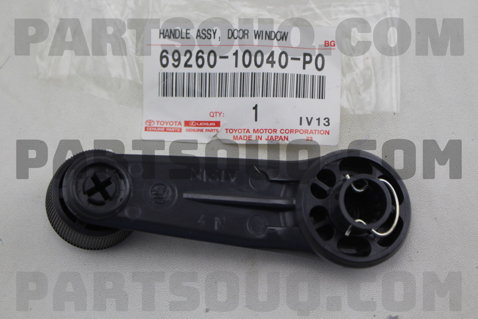 HANDLE ASSY, FRONT DOOR WINDOW REGULATOR 6926010040P0 | Toyota Parts ...