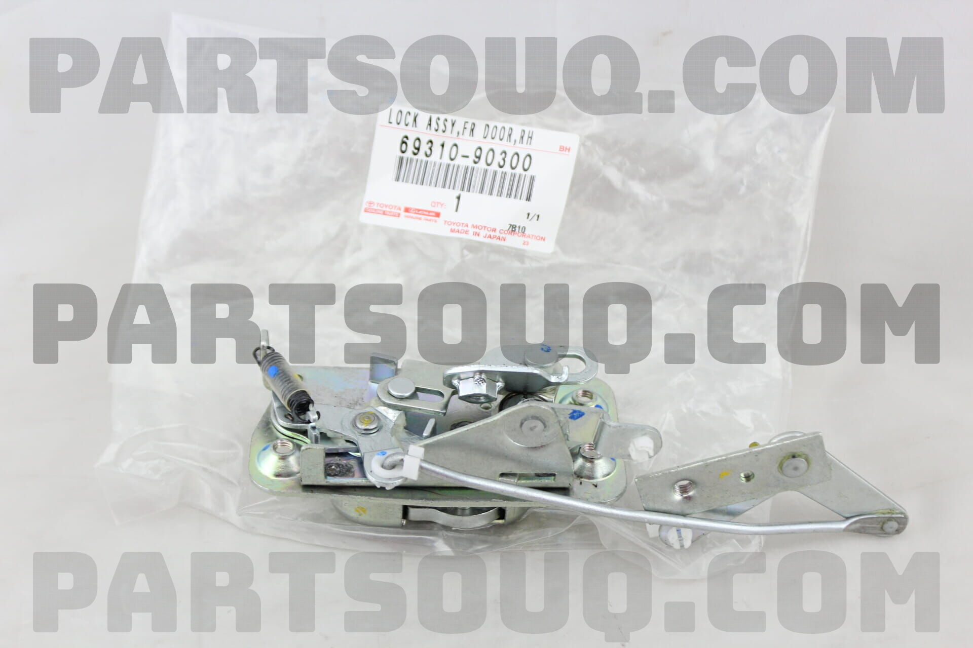 LOCK ASSY, FRONT DOOR, RH 6931090300 | Toyota Parts | PartSouq