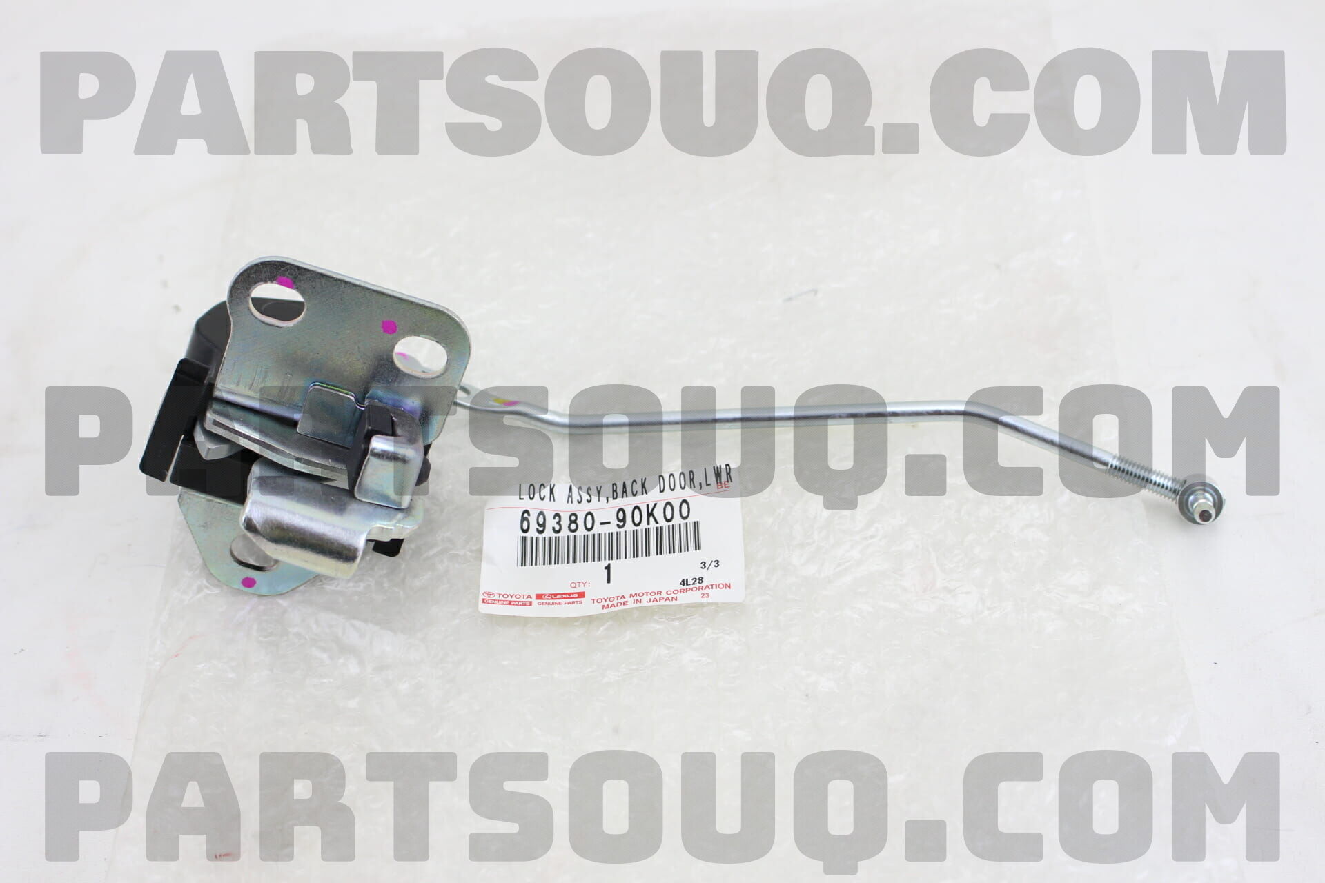 LOCK ASSY, BACK DOOR, LOWER 6938090K00 | Toyota Parts | PartSouq