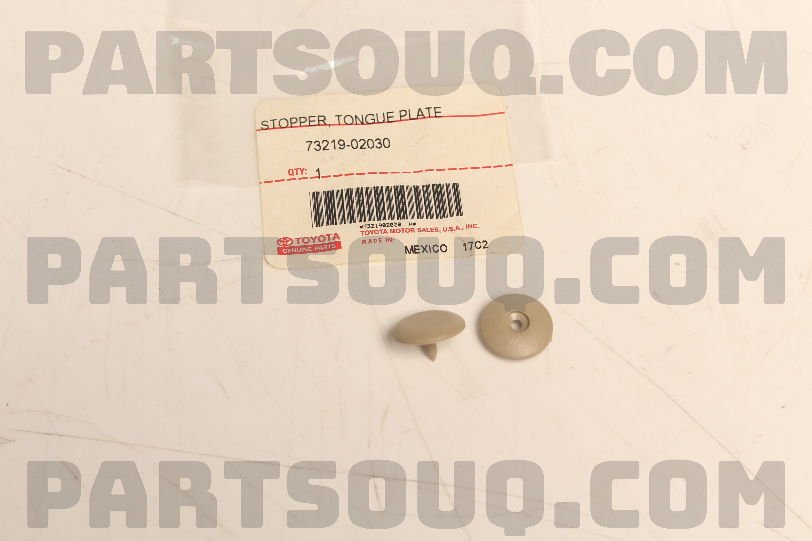 STOPPER, TONGUE PLATE 7321902030 | Toyota Parts | PartSouq