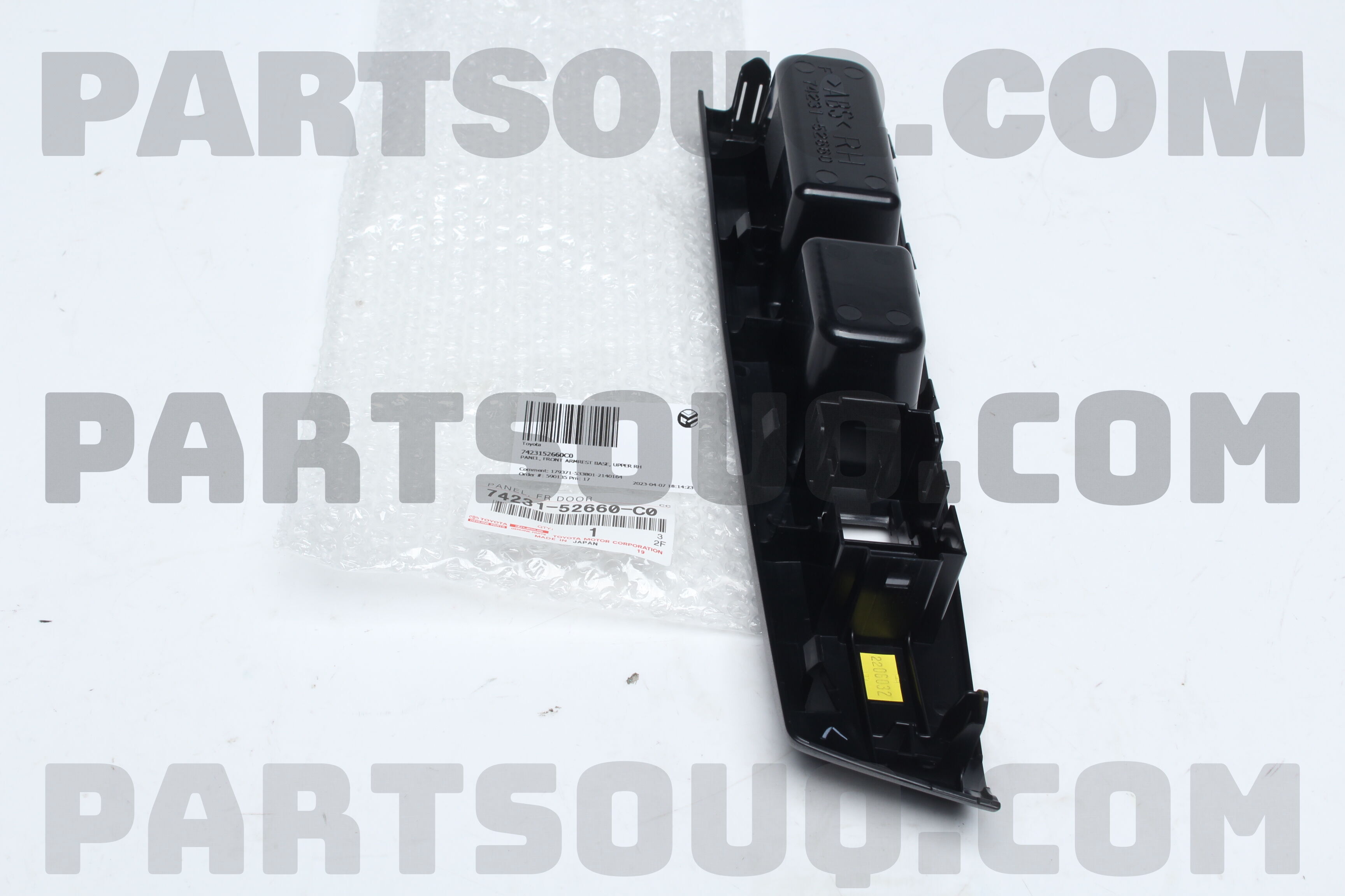 PANEL, FRONT ARMREST BASE, UPPER RH 7423152660C0 | Toyota Parts | PartSouq