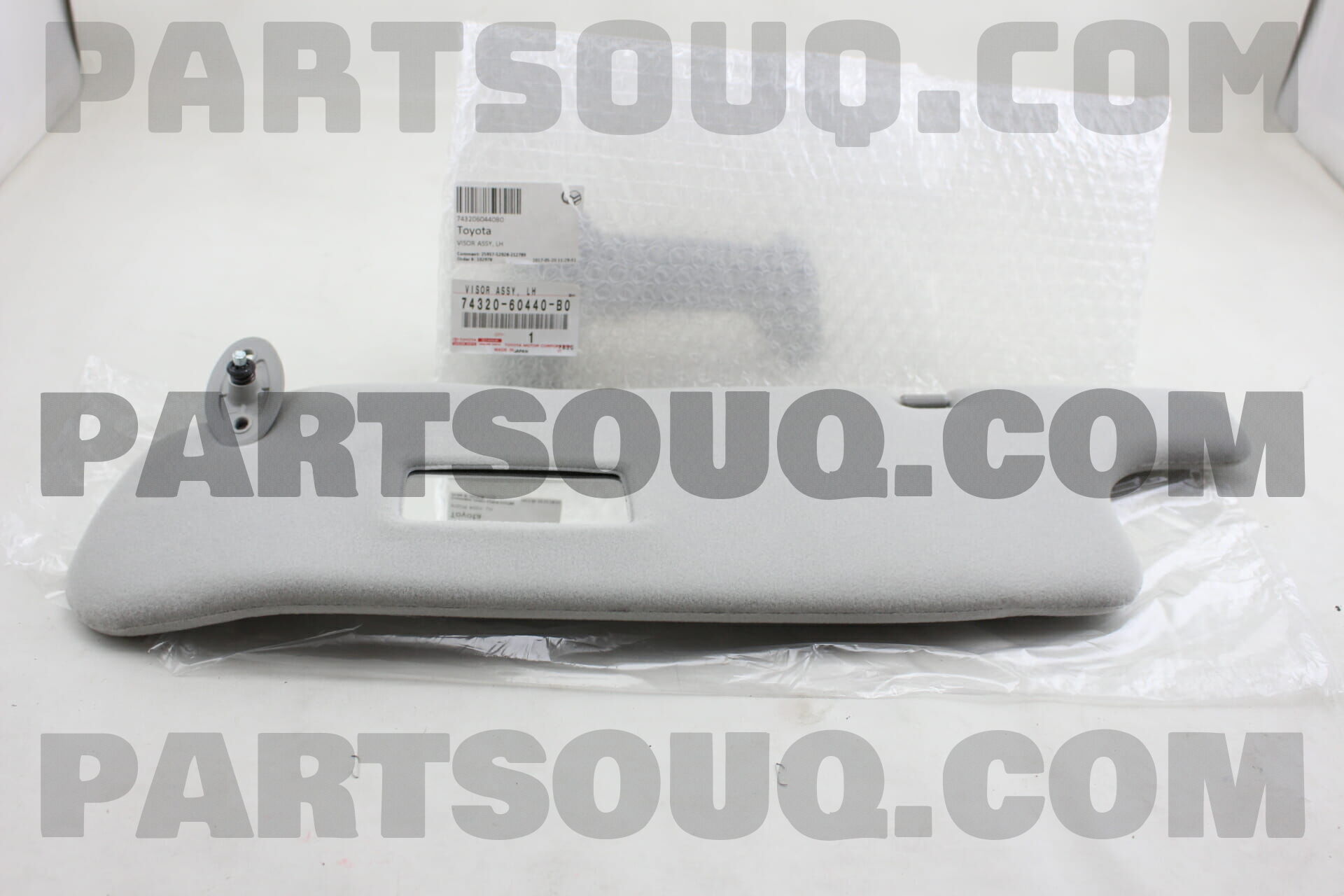 VISOR ASSY, LH 7432060440B0 | Toyota Parts | PartSouq