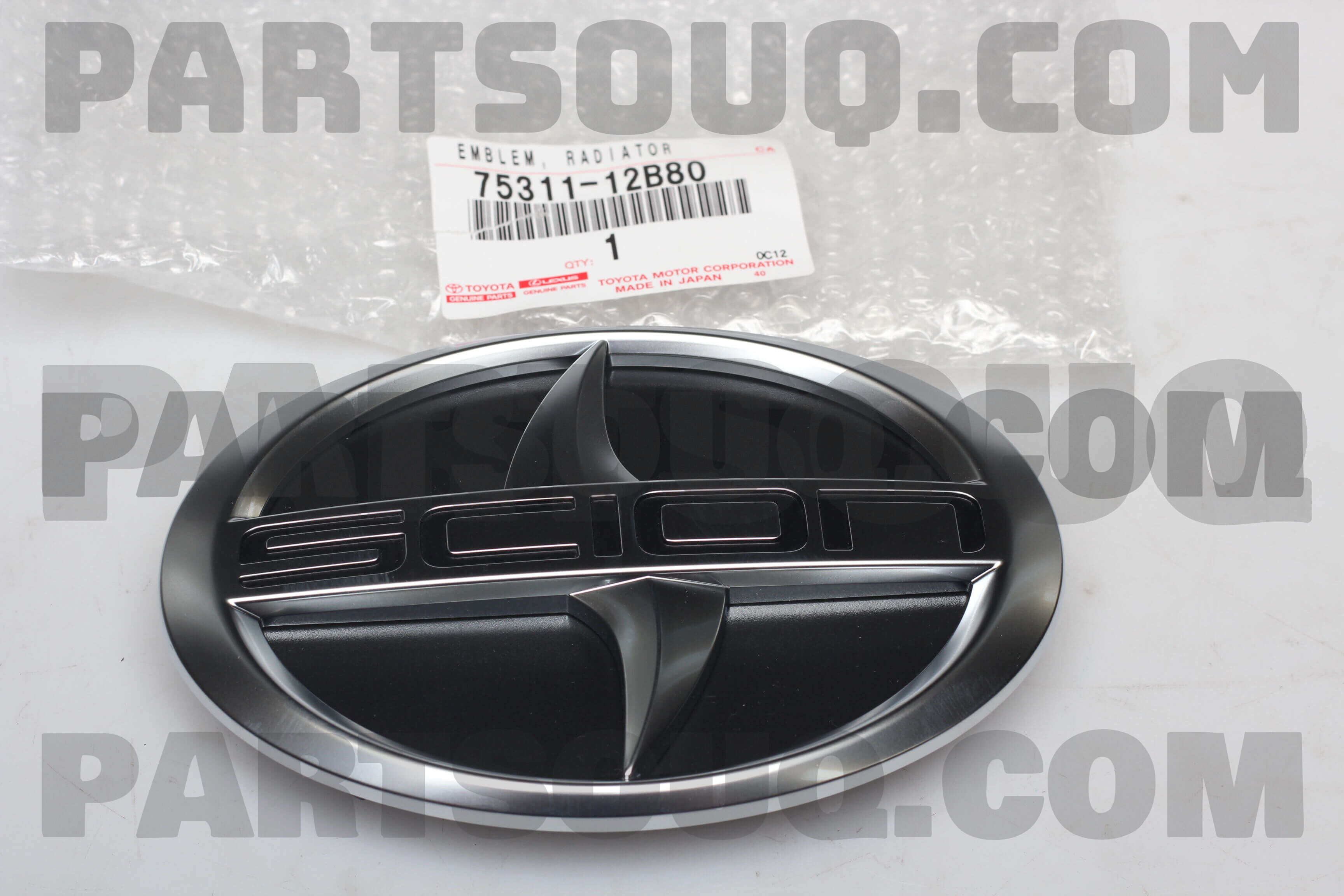 EMBLEM, RADIATOR GRILLE (OR FRONT PANEL) 7531112B80 | Toyota Parts ...
