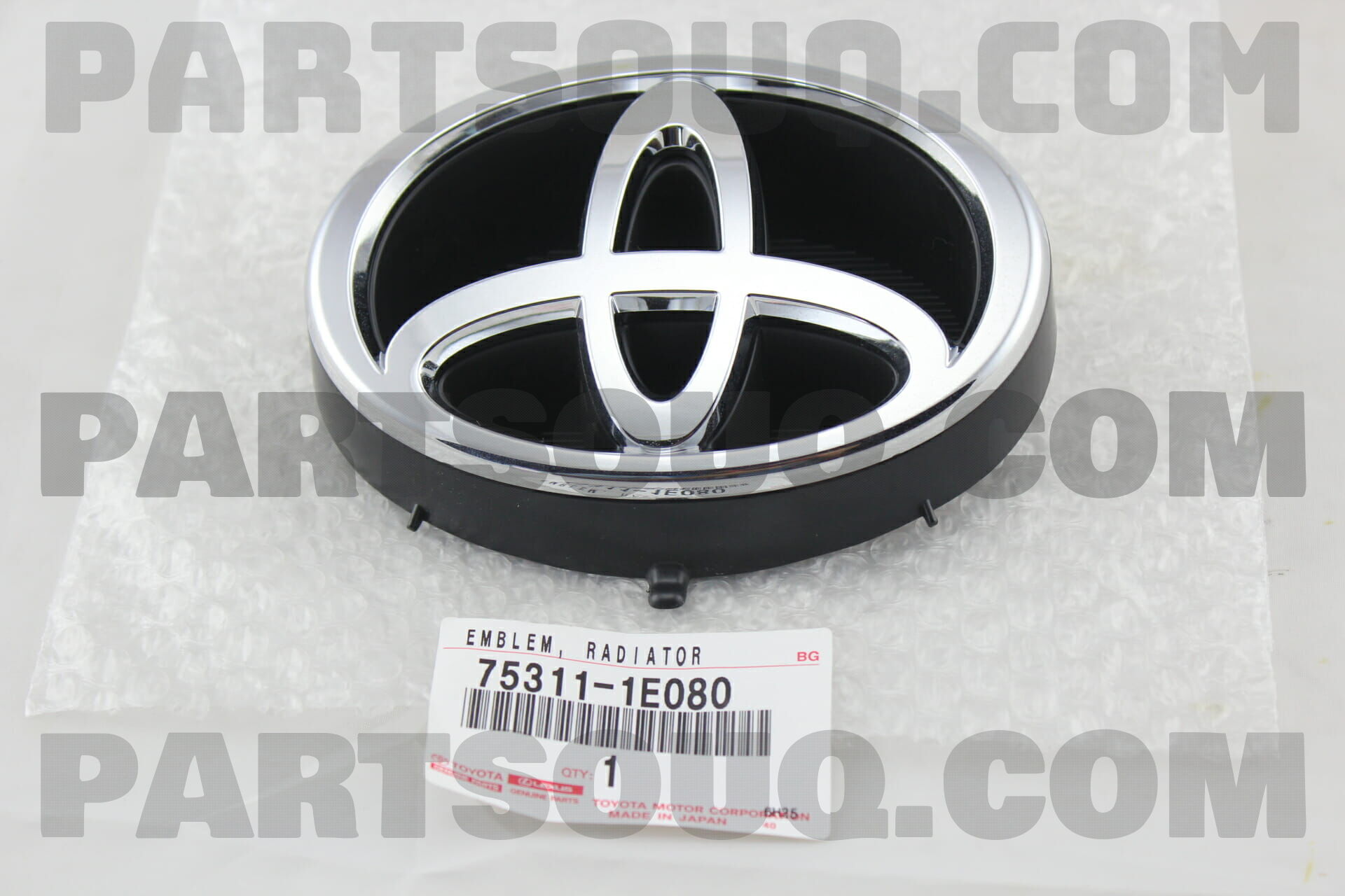 EMBLEM, RADIATOR GRILLE (OR FRONT PANEL) 753111E080 | Toyota Parts ...