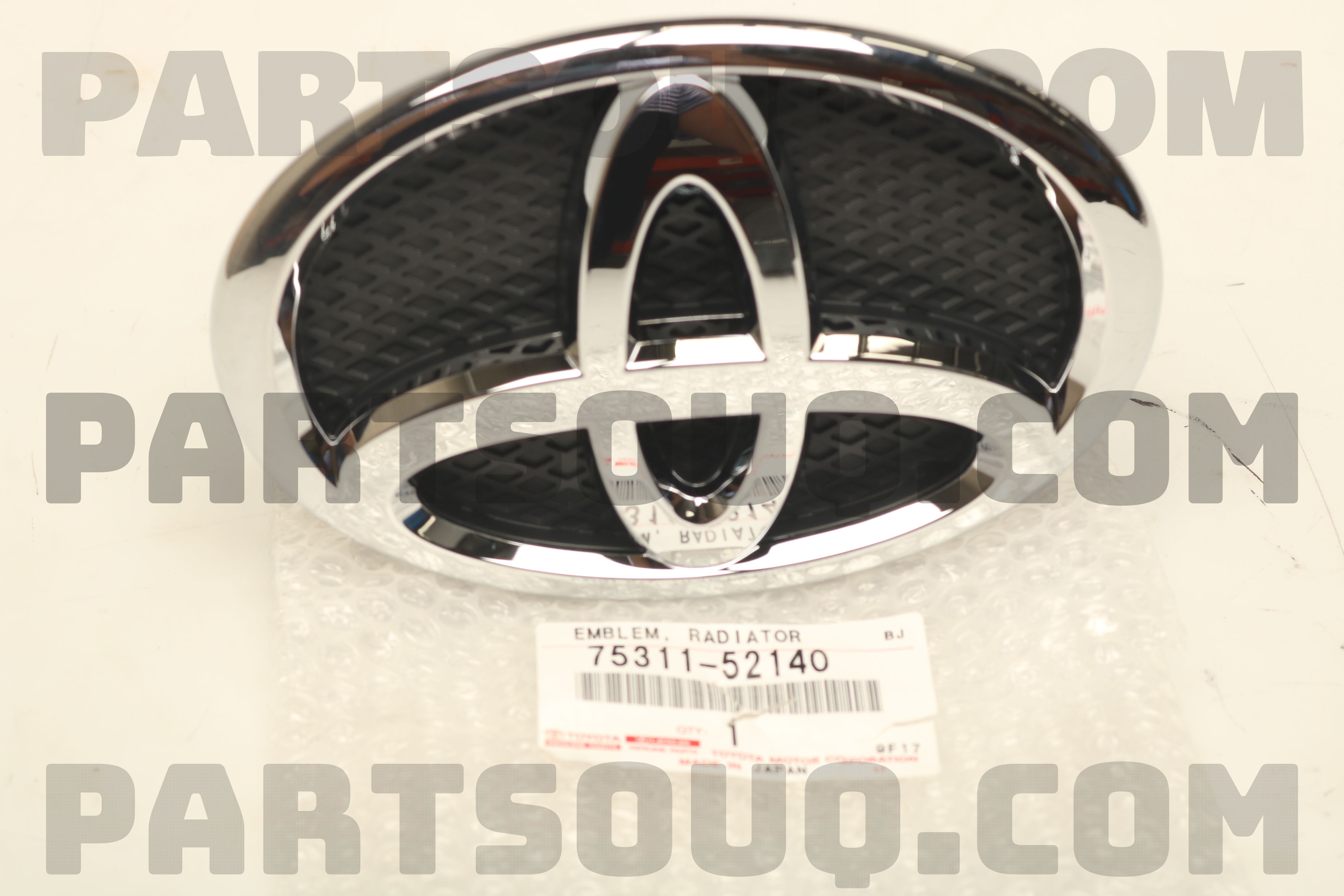EMBLEM, RADIATOR GRILLE (OR FRONT PANEL) 7531152140 | Toyota Parts ...