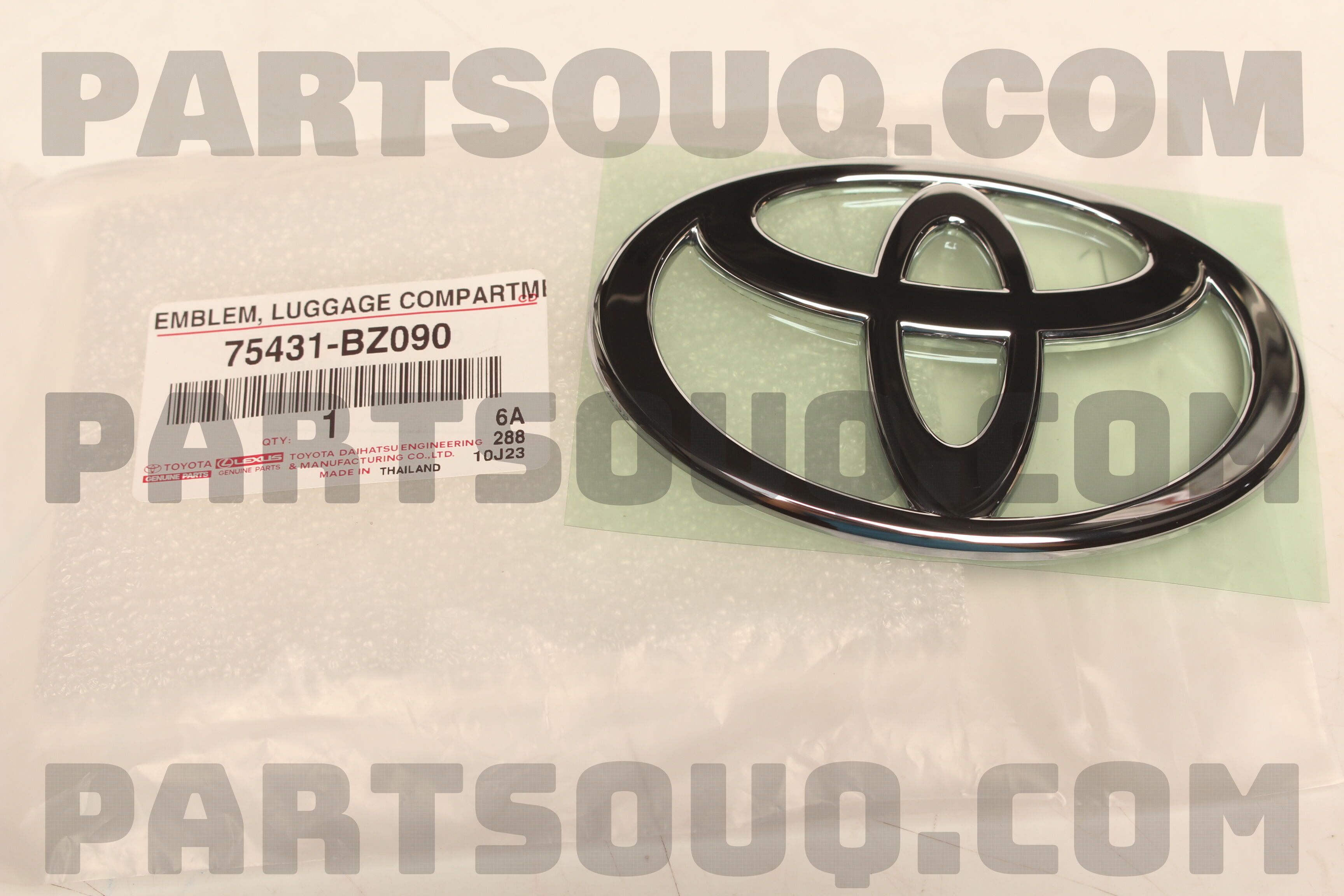 EMBLEM, LUGGAGE COMP 75431BZ090 | Toyota Parts | PartSouq