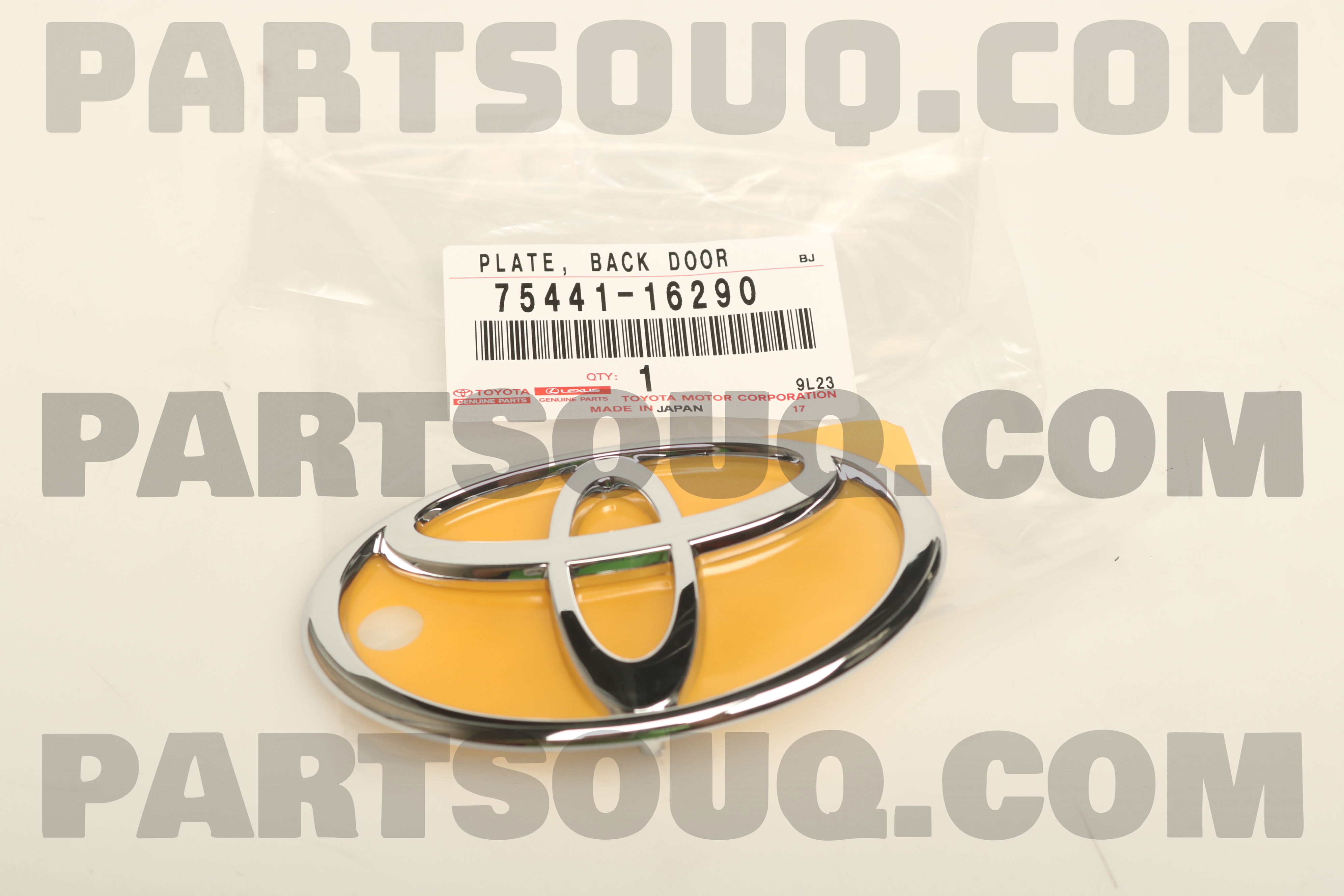 EMBLEM, BACK DOOR, NO.1 7544116290 | Toyota Parts | PartSouq