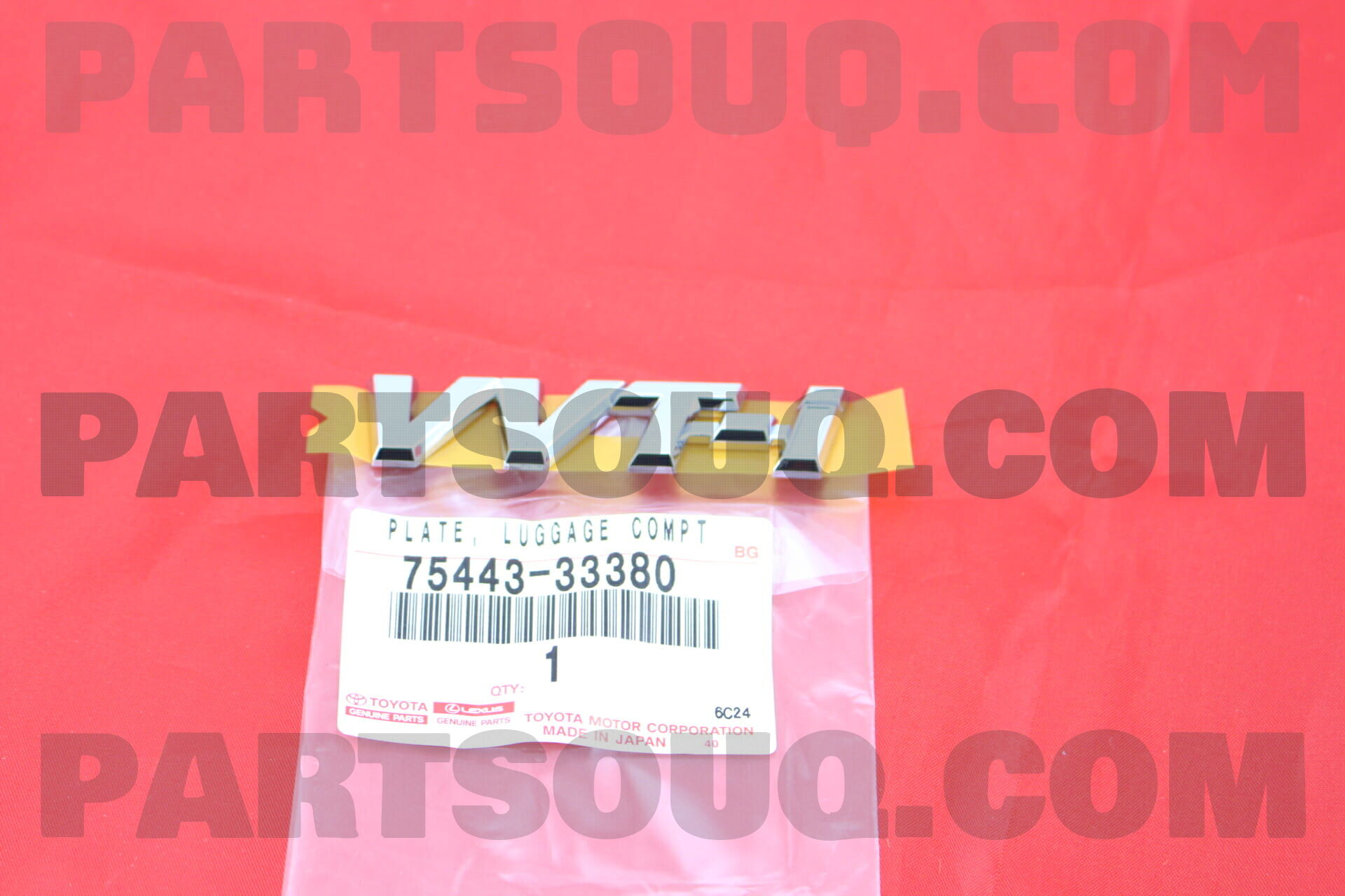 EMBLEM, FRONT FENDER 7535112180 | Toyota Parts | PartSouq