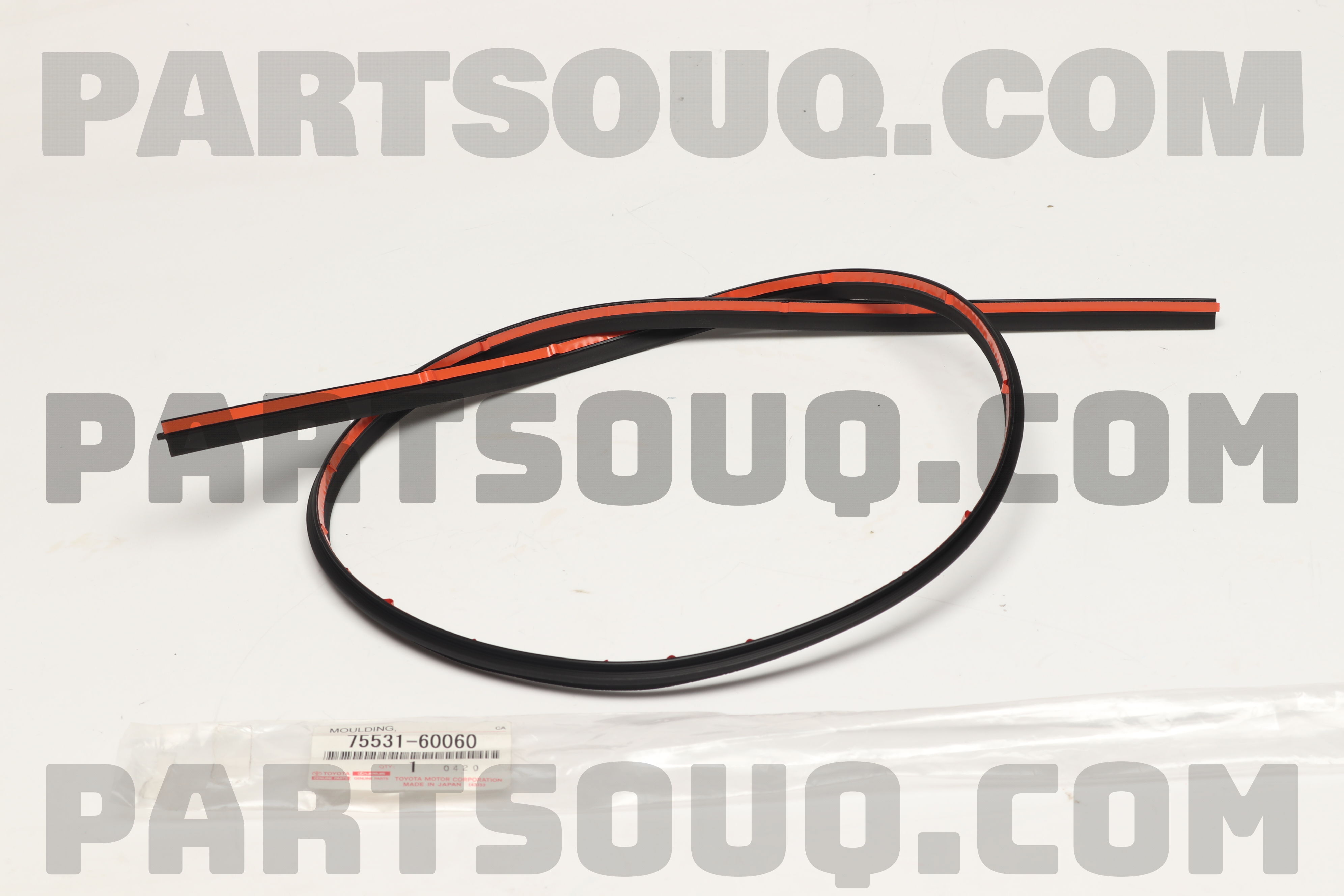 MOULDING, WINDSHIELD, OUTSIDE 7553160060 | Toyota Parts | PartSouq
