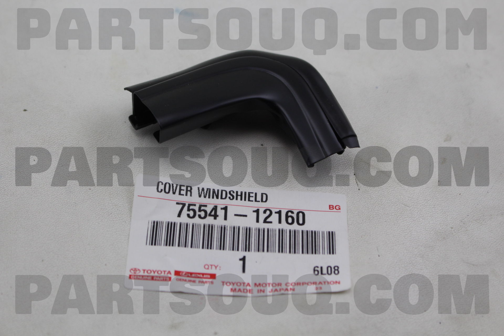 COVER, WINDSHIELD MOULDING JOINT, UPPER RH 7554112160 | Toyota Parts ...