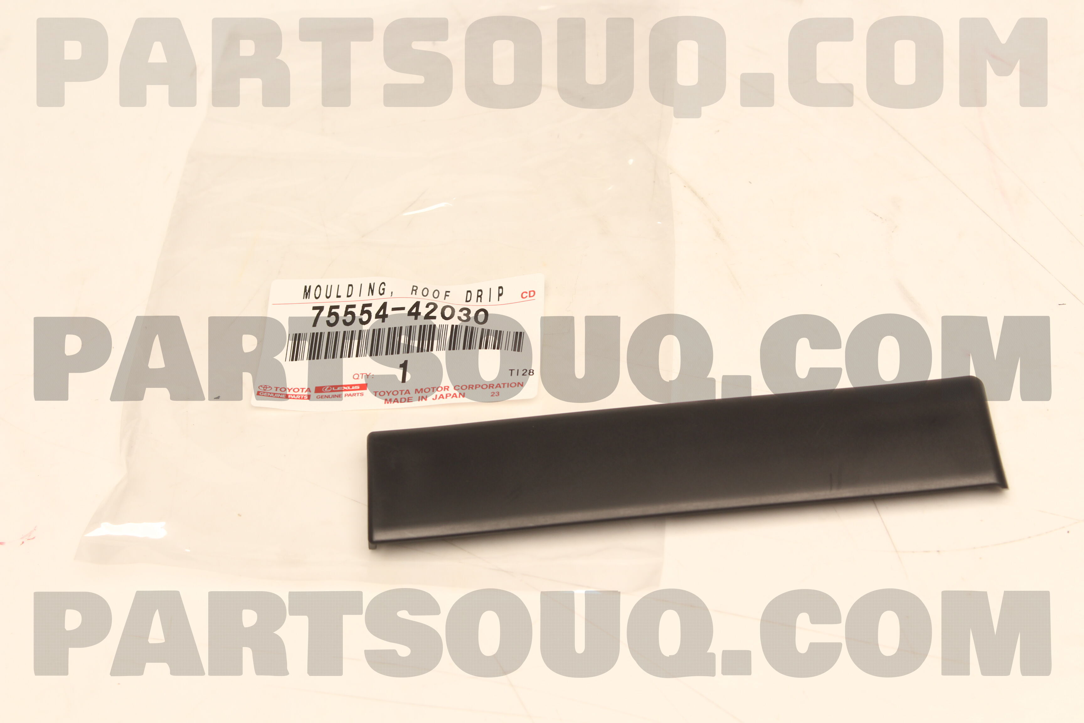 MOULDING, ROOF DRIP SIDE FINISH, REAR LH 7555442030 | Toyota Parts ...