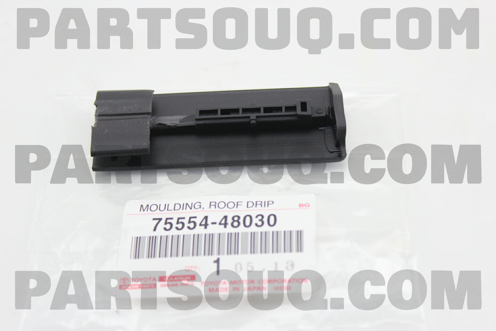 MOULDING, ROOF DRIP SIDE FINISH, REAR LH 7555448030 | Toyota Parts ...