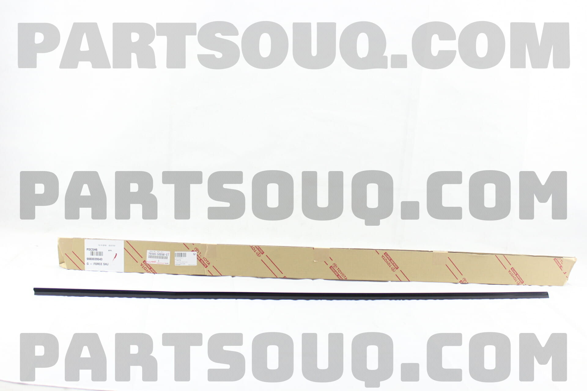 MOULDING, ROOF DRIP SIDE FINISH, CENTER RH 7555553050C1 | Toyota Parts ...