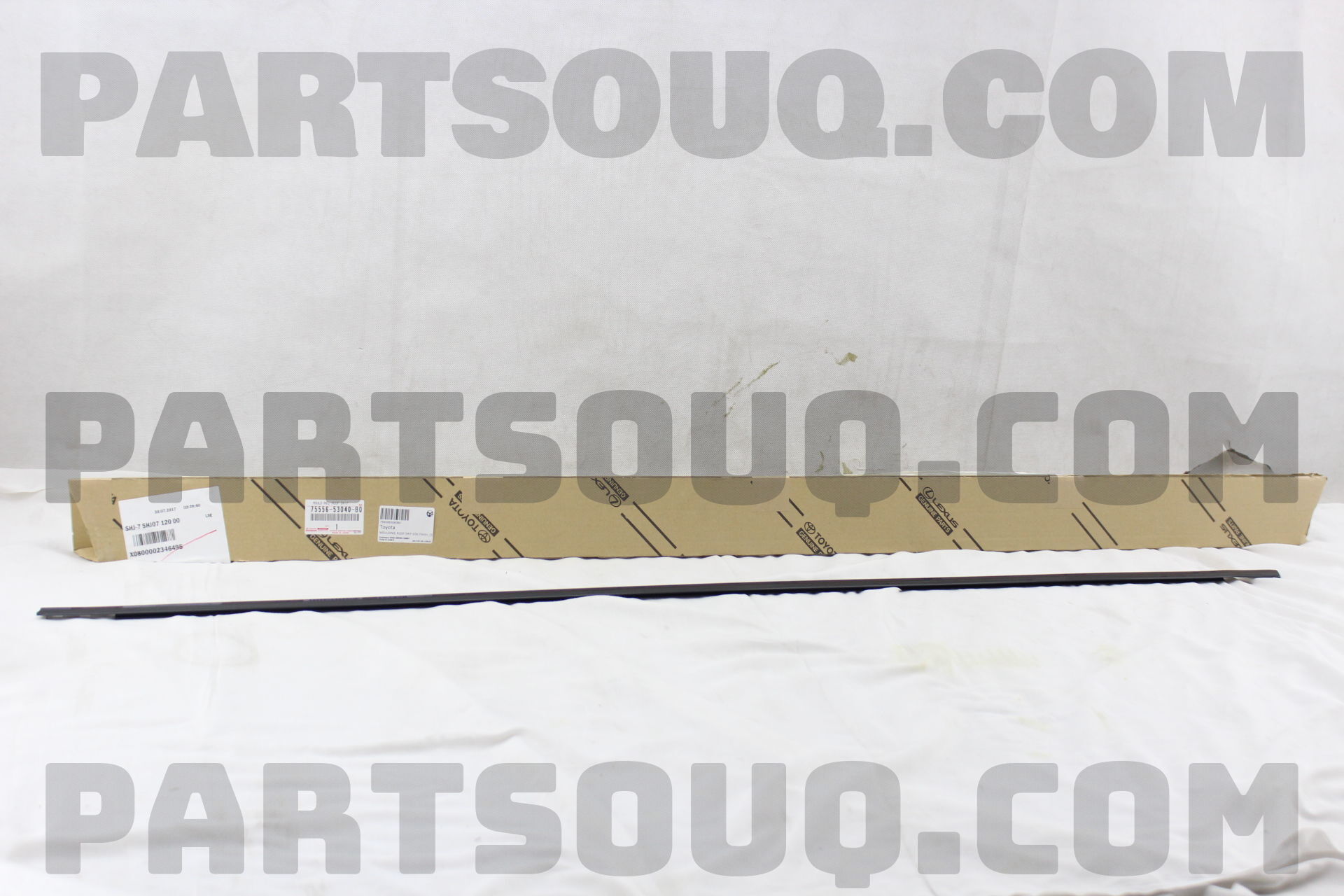 MOULDING, ROOF DRIP SIDE FINISH, CENTER LH 7555653040B0 | Toyota Parts ...