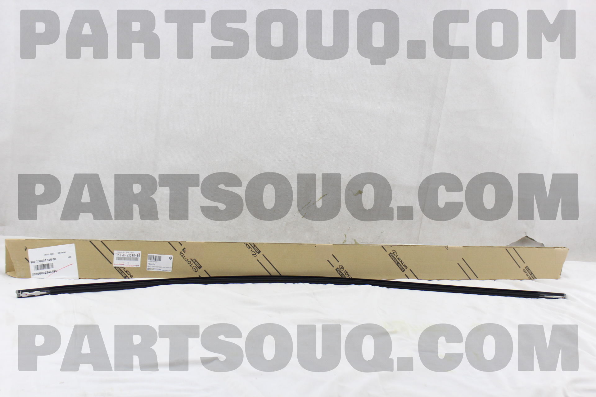 MOULDING, ROOF DRIP SIDE FINISH, CENTER LH 7555653040B0 | Toyota Parts ...