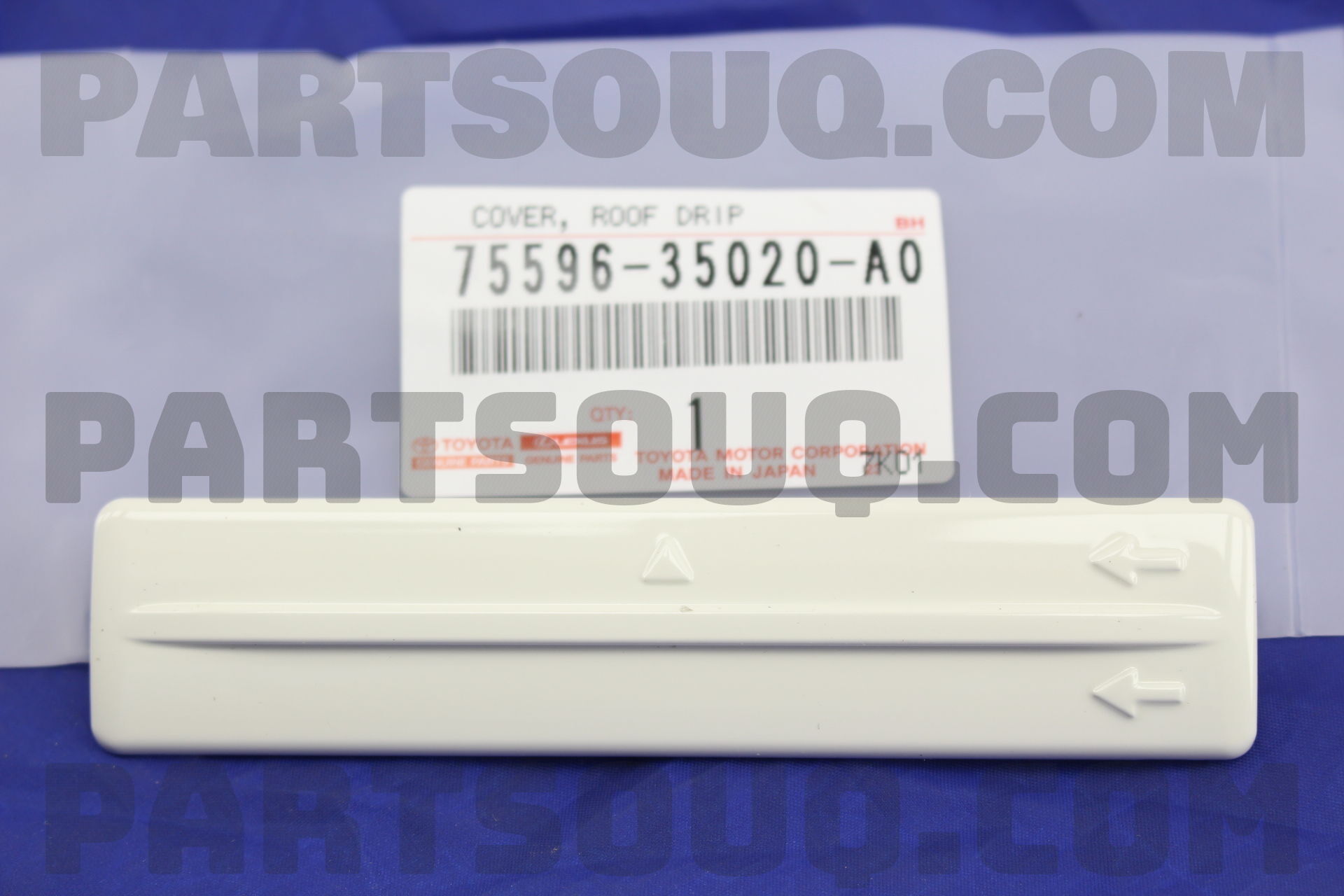 COVER, ROOF DRIP SIDE FINISH MOULDING JOINT, RH/LH 7559635020A0 ...