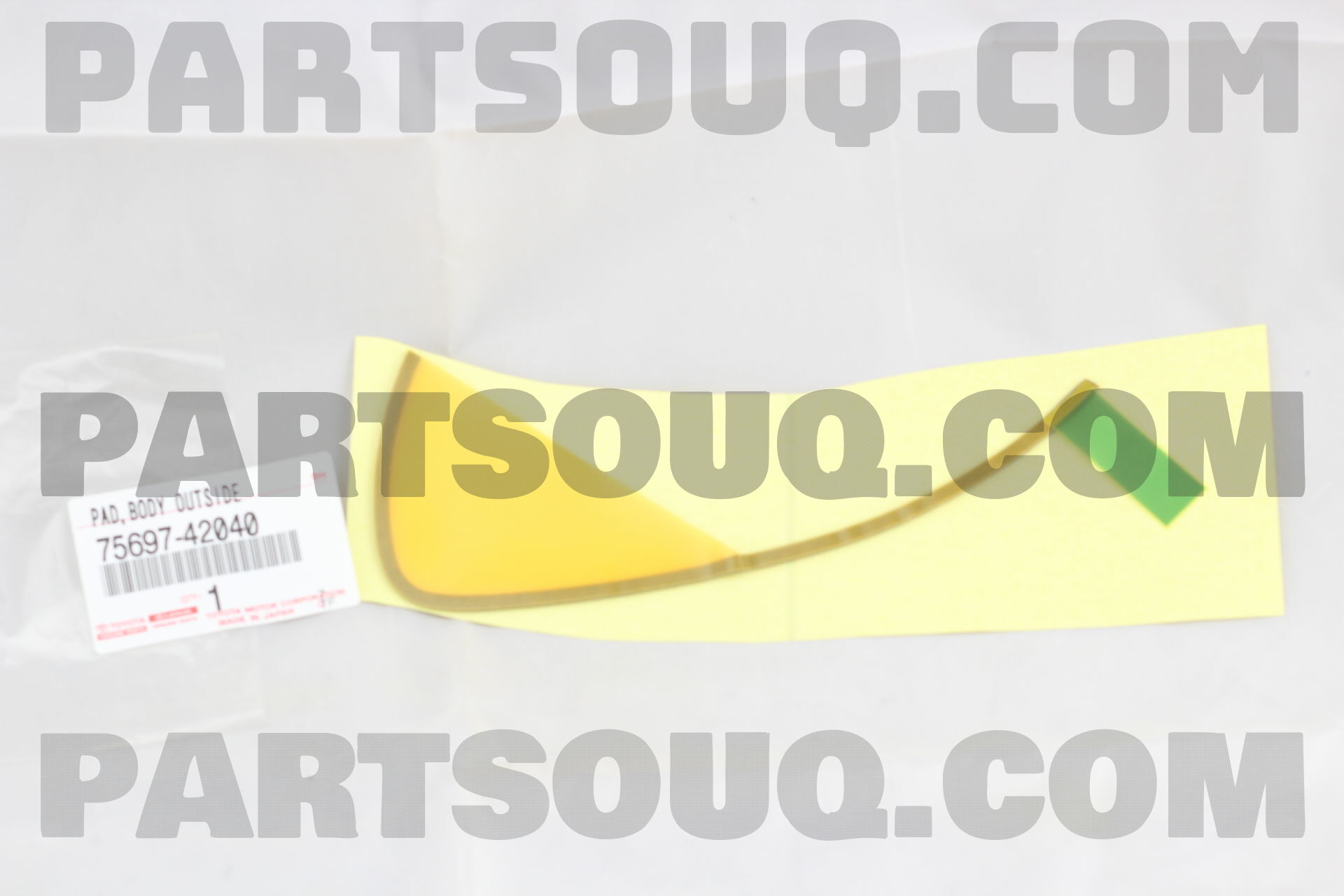 PAD, BODY OUTSIDE MOULDING, NO.2 7569742040 | Toyota Parts | PartSouq