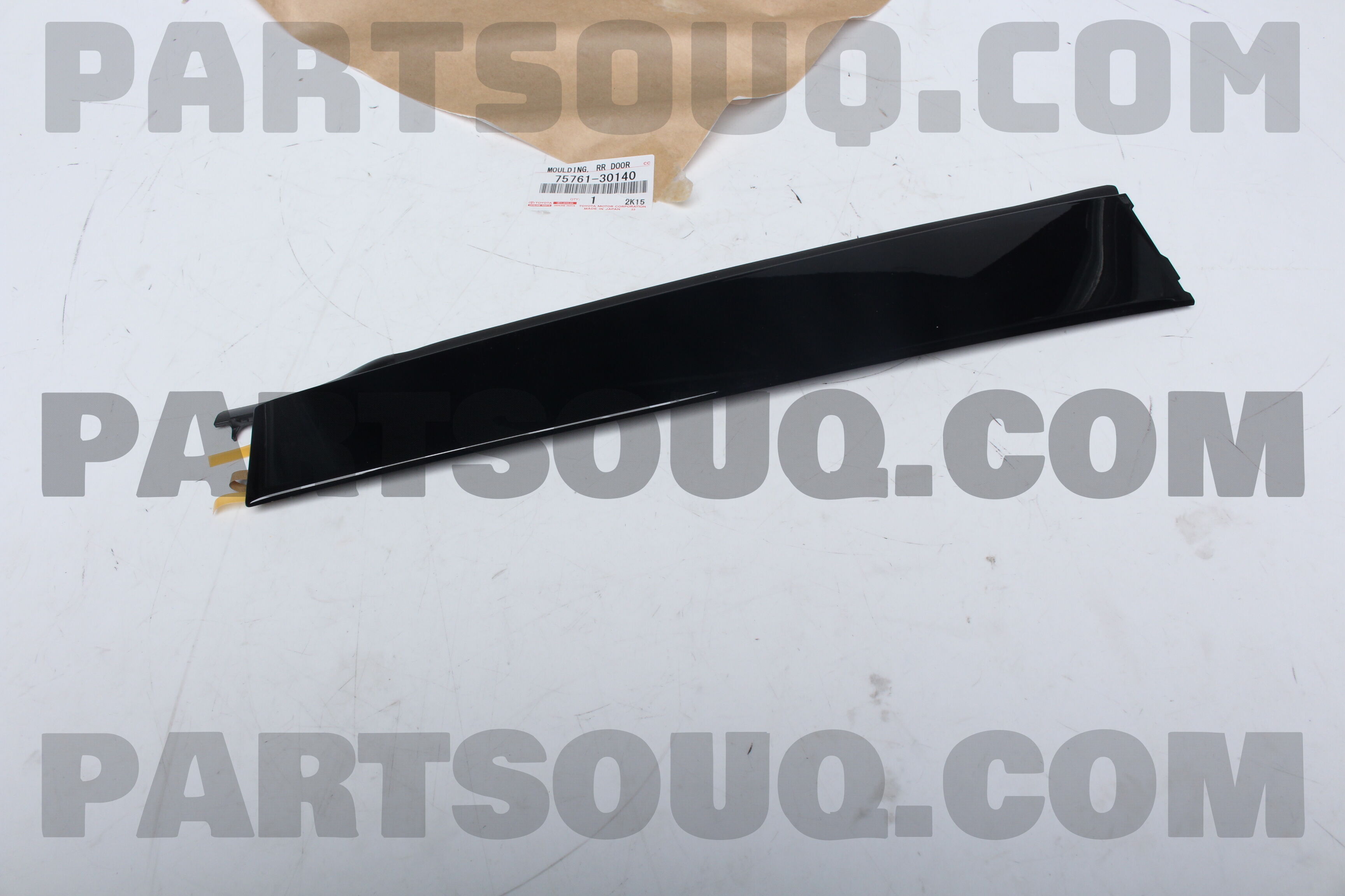 MOULDING, REAR DOOR WINDOW FRAME, FRONT RH 7576130140 | Toyota Parts ...