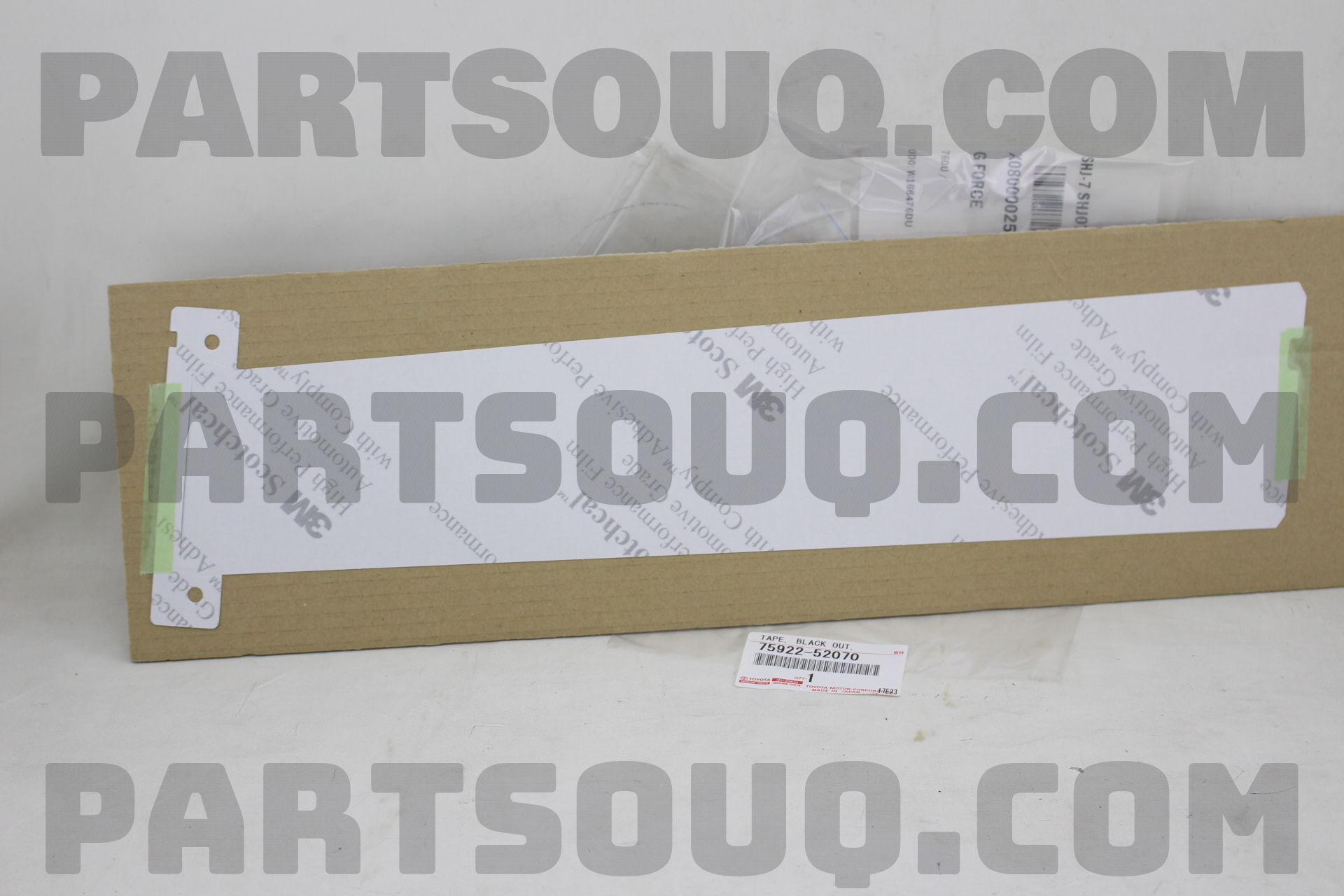 TAPE, BLACK OUT, NO.1 LH 7592252070 | Toyota Parts | PartSouq