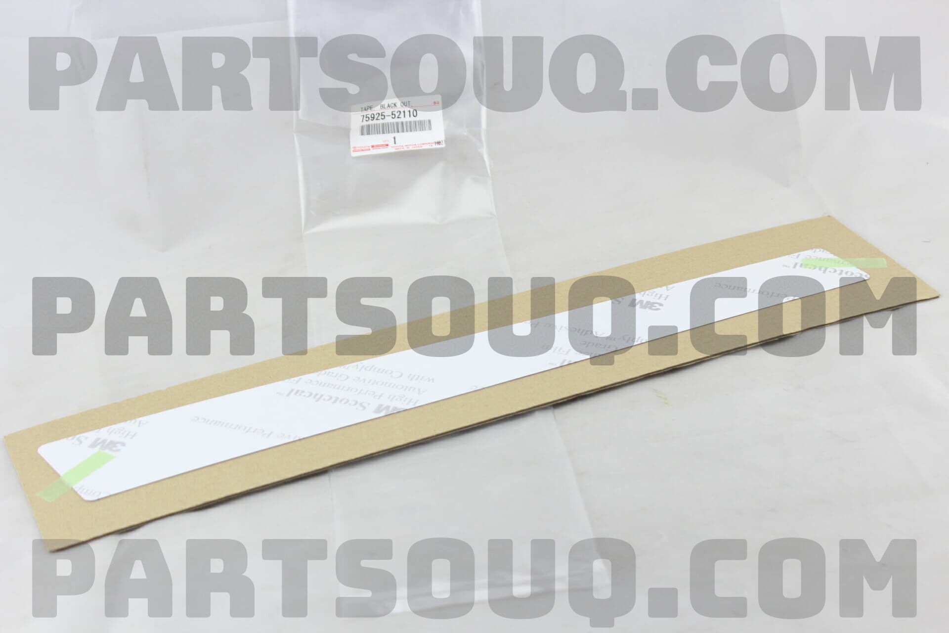 TAPE, BLACK OUT, NO.3 RH 7592552110 | Toyota Parts | PartSouq