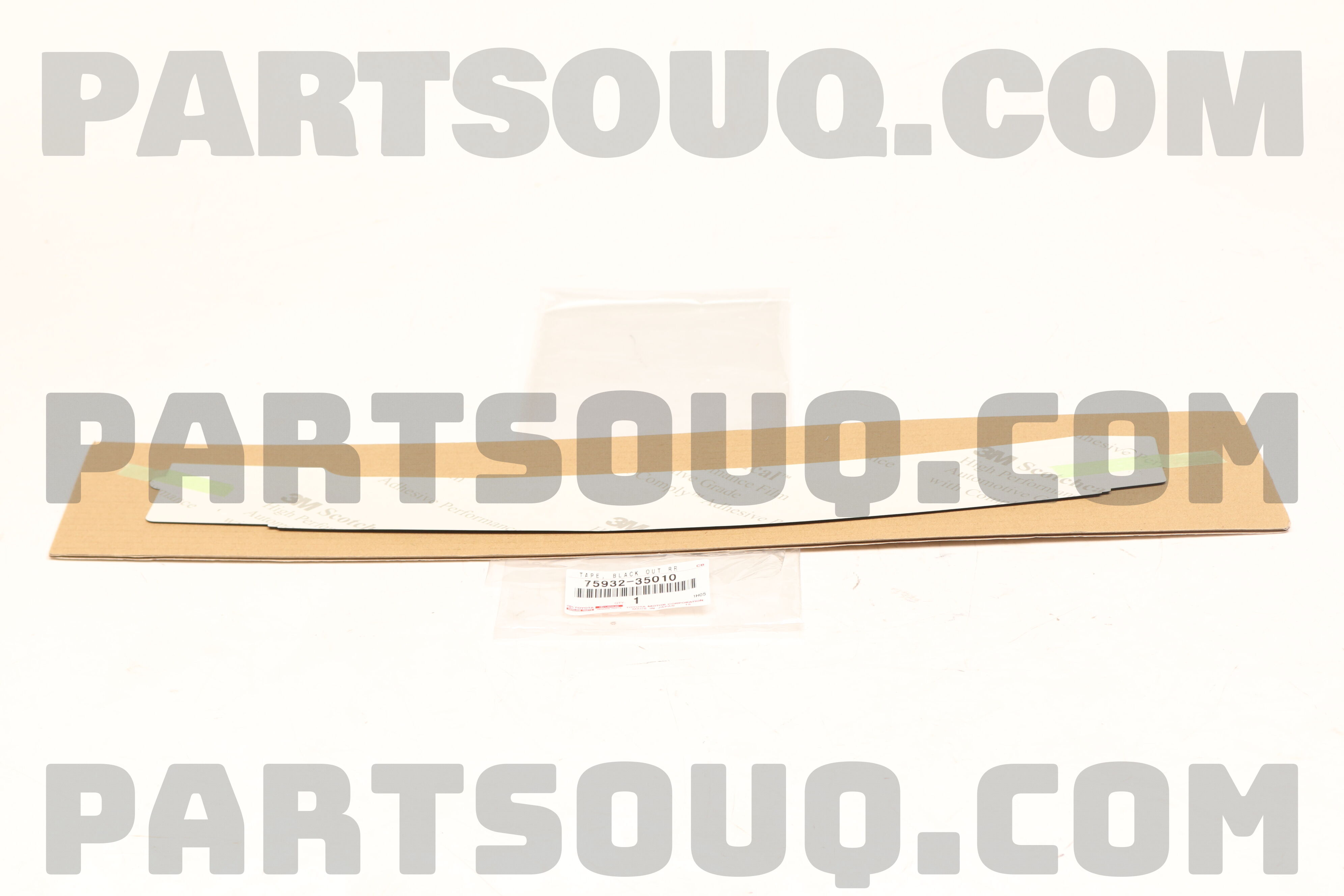 TAPE, BLACK OUT, OUTER UPPER LH 7593235010 | Toyota Parts | PartSouq