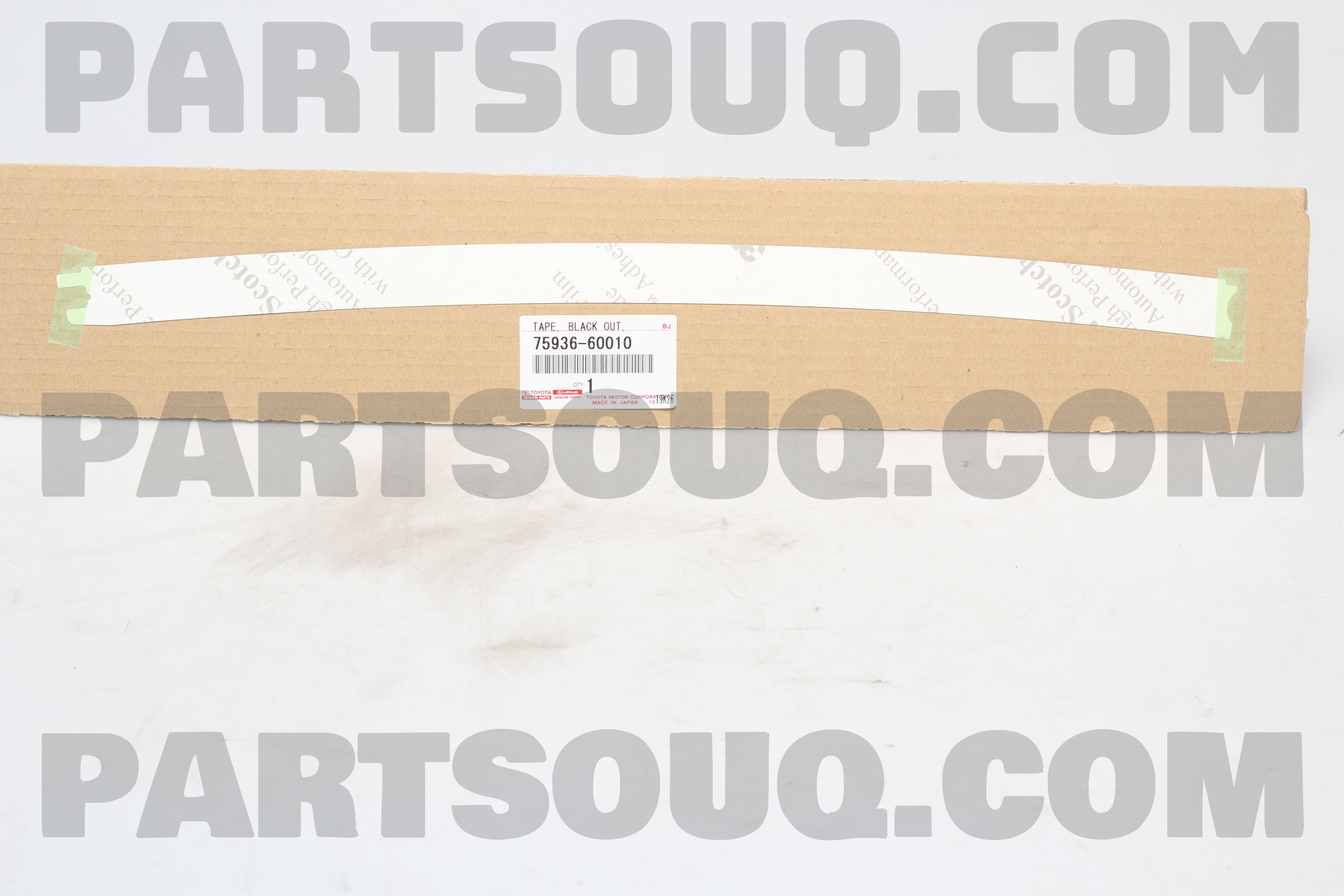 TAPE, BLACK OUT, NO.6 LH 7593660010 | Toyota Parts | PartSouq
