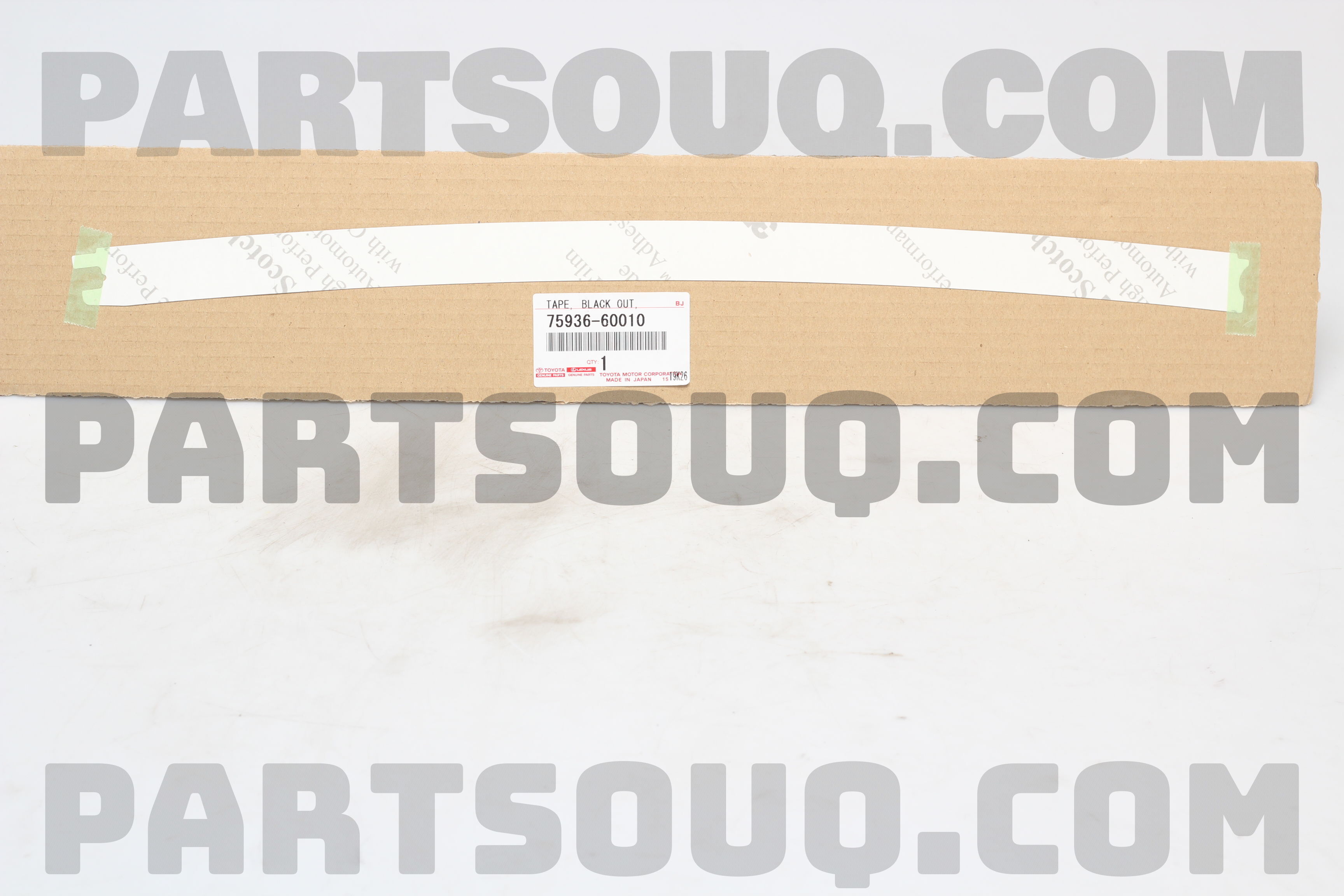 TAPE, BLACK OUT, NO.6 LH 7593660010 | Toyota Parts | PartSouq