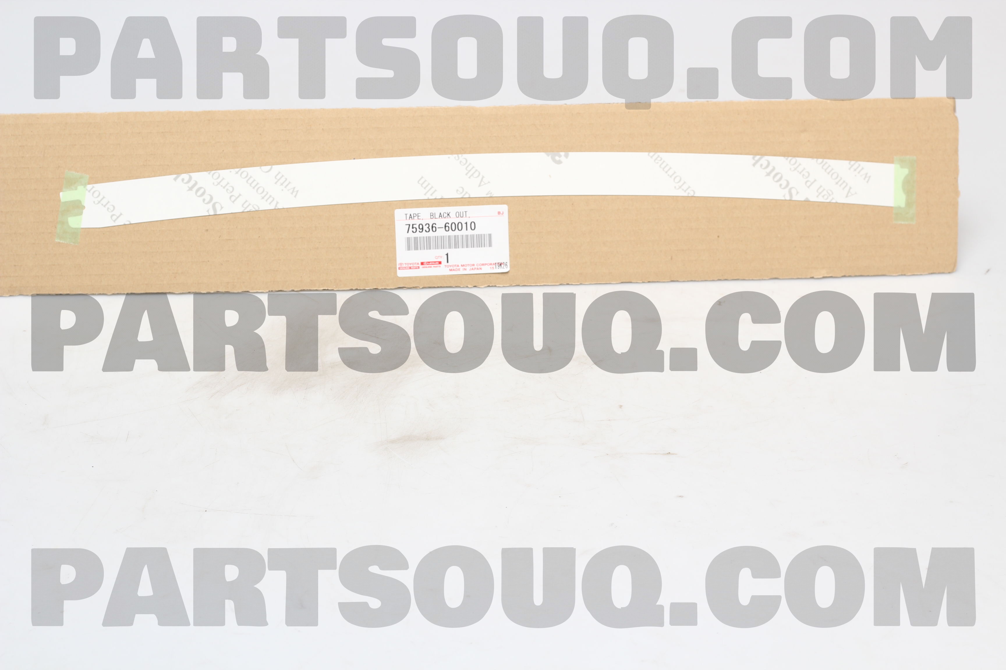 TAPE, BLACK OUT, NO.6 LH 7593660010 | Toyota Parts | PartSouq