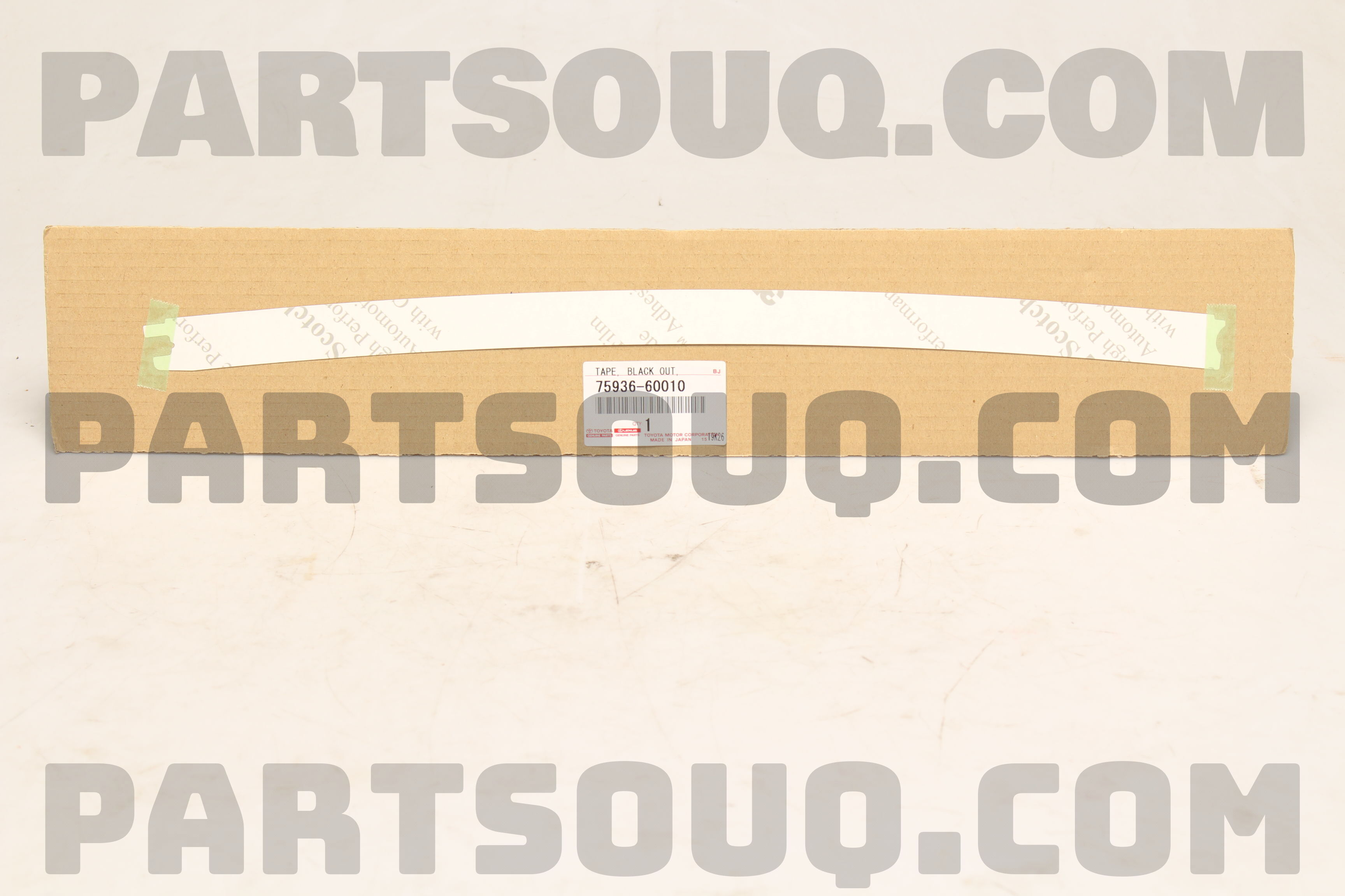 TAPE, BLACK OUT, NO.6 LH 7593660010 | Toyota Parts | PartSouq