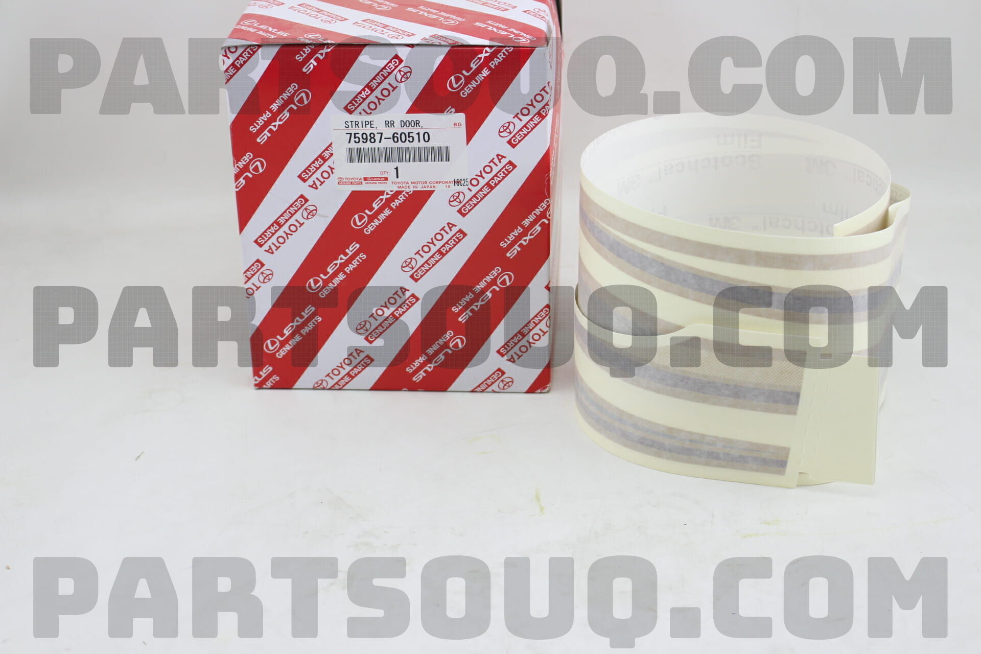 STRIPE, REAR DOOR, OUTSIDE, RH 7598760510 | Toyota Parts | PartSouq