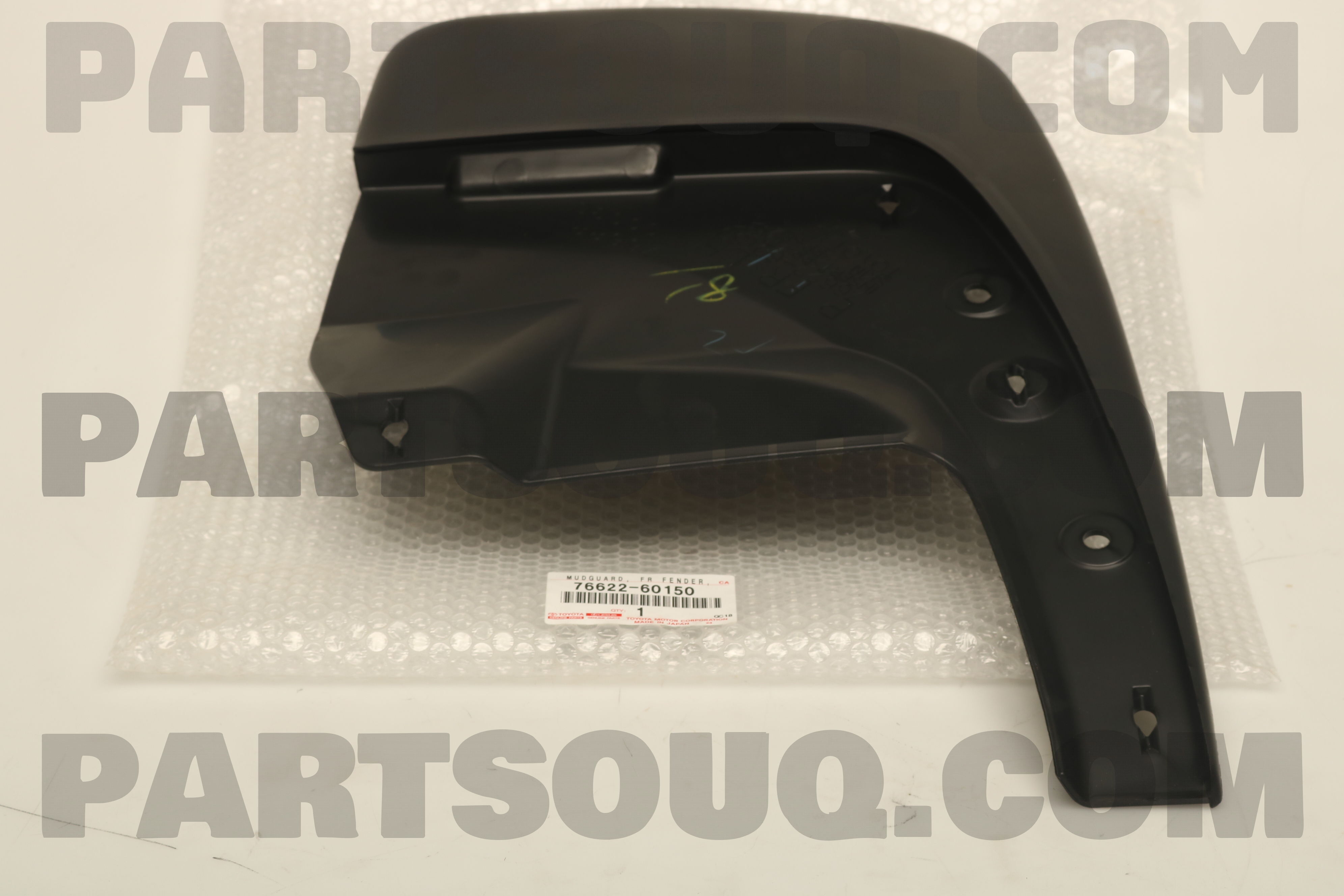 MUDGUARD, FRONT FENDER, LH 7662260150 | Toyota Parts | PartSouq