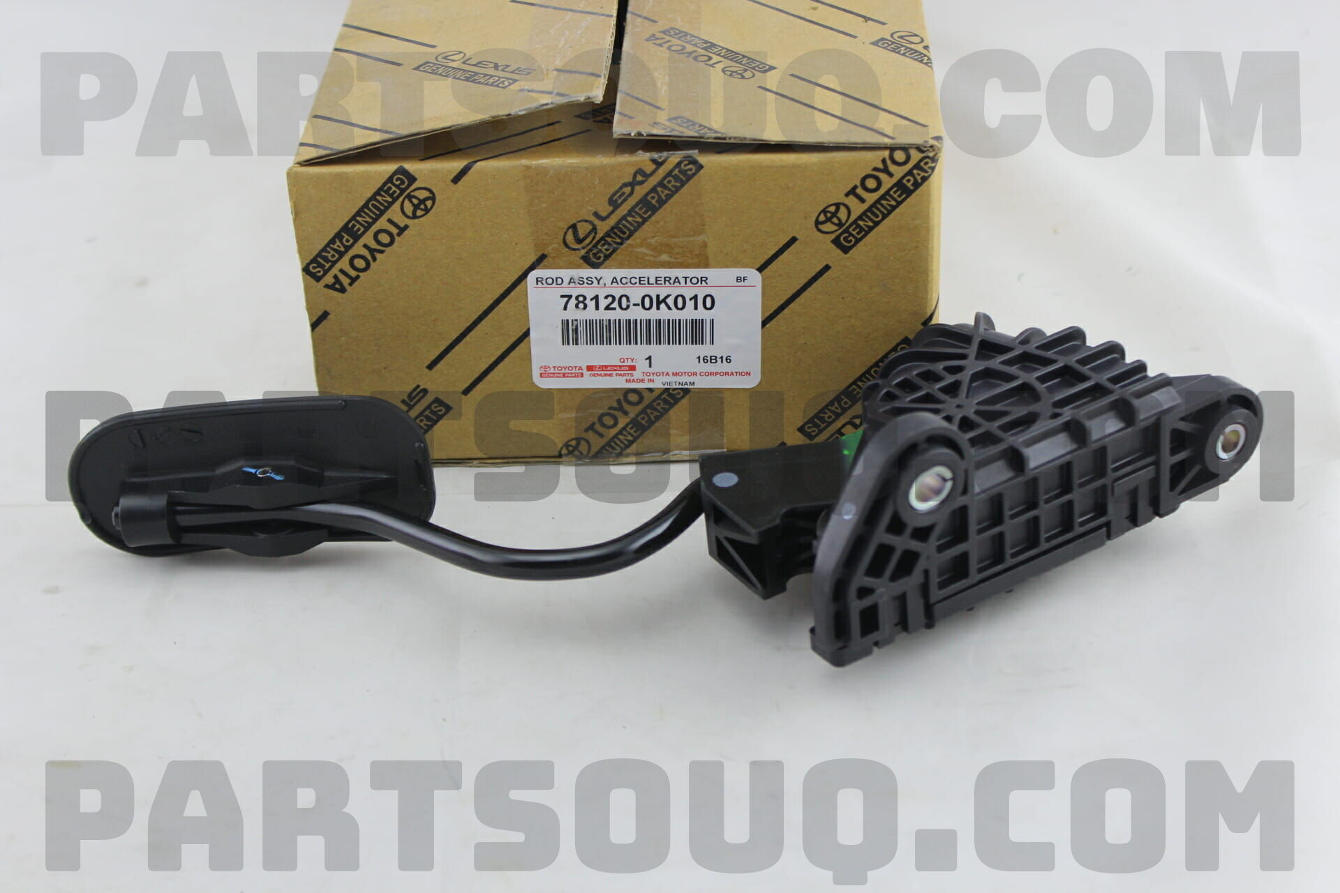 ROD ASSY, ACCELERATOR PEDAL 781200K010 | Toyota Parts | PartSouq