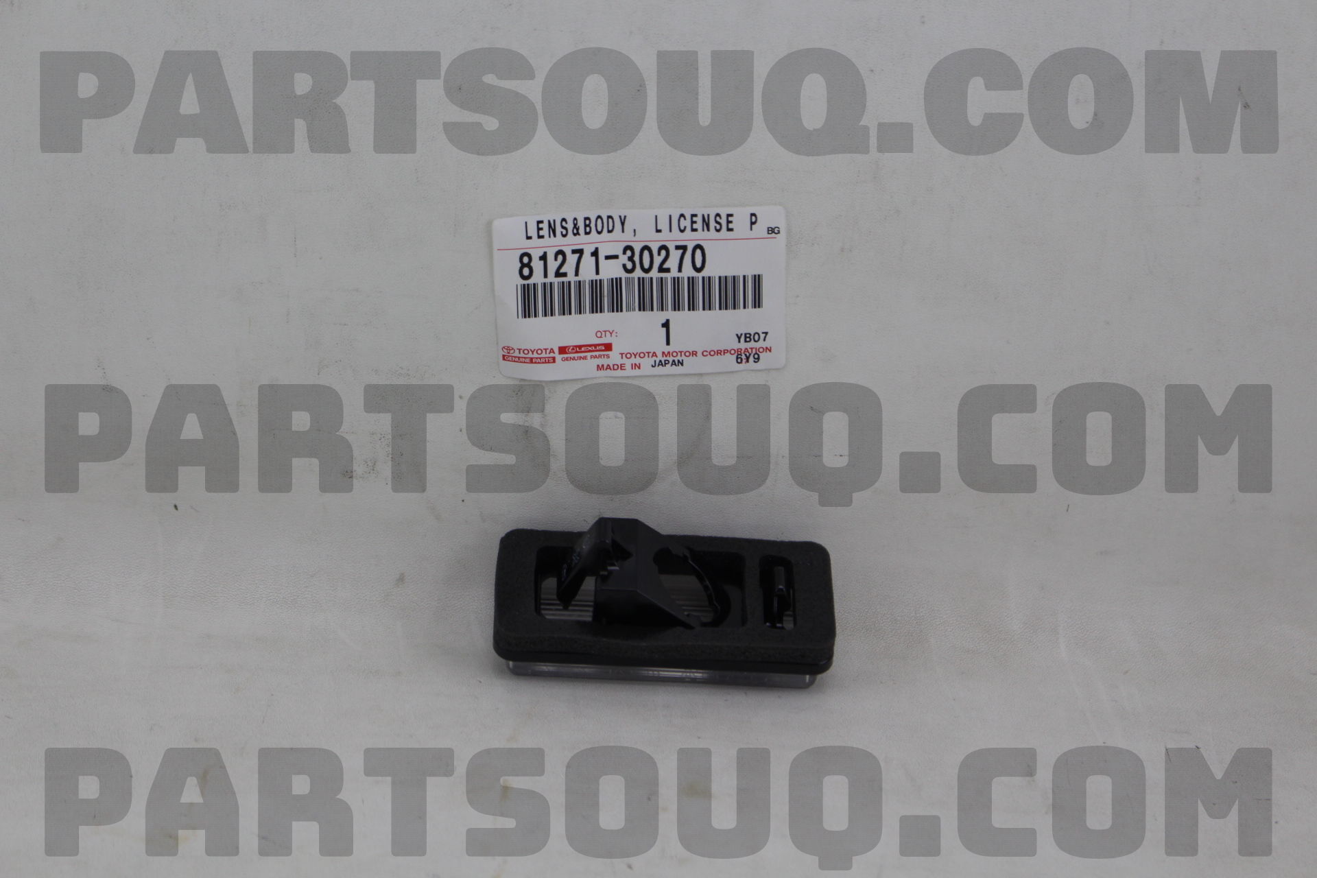 LENS, LICENSE PLATE LAMP 8127130270 | Toyota Parts | PartSouq