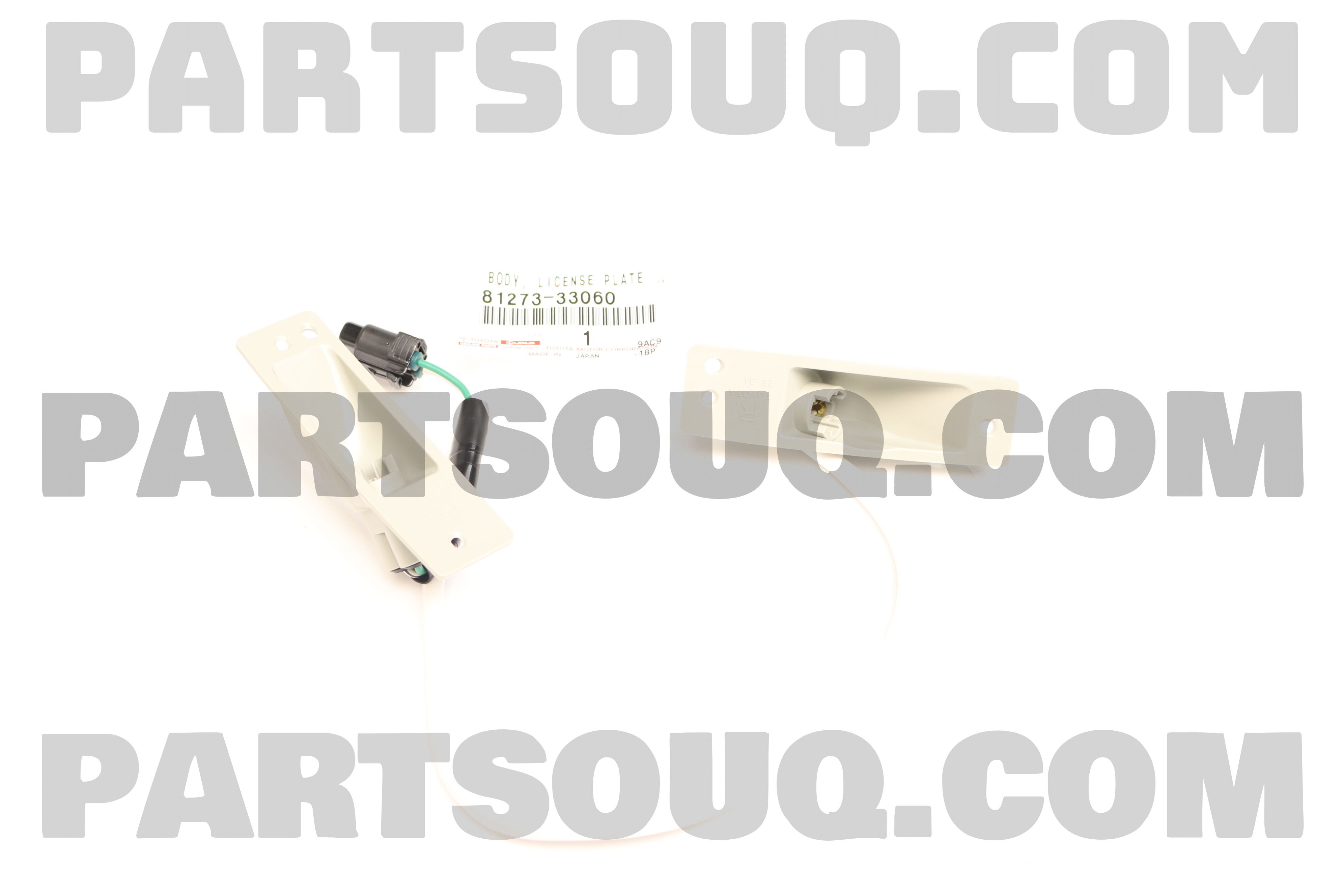 BODY, LICENSE PLATE LAMP 8127333060 | Toyota Parts | PartSouq
