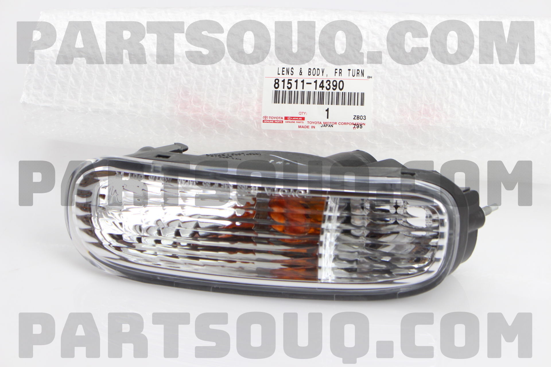 LENS, FRONT TURN SIGNAL LAMP, RH 8151114390 | Toyota Parts | PartSouq